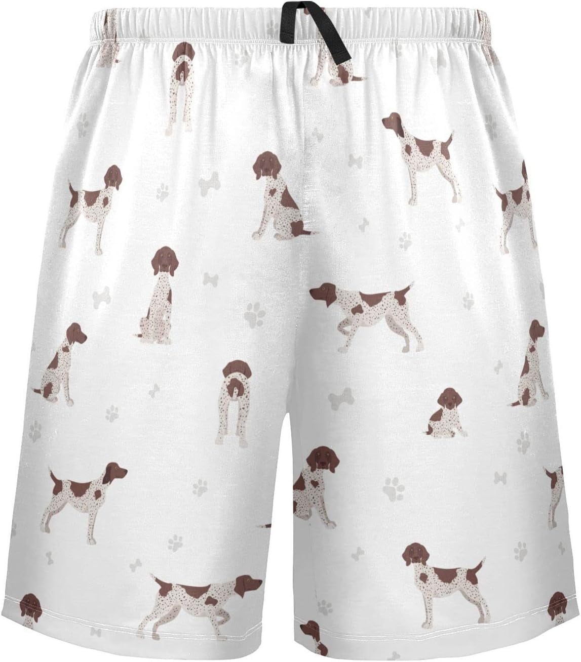 FREEAMG Cute Dog German Shorthaired Pointer Pattern Men's Pajama Pants ...