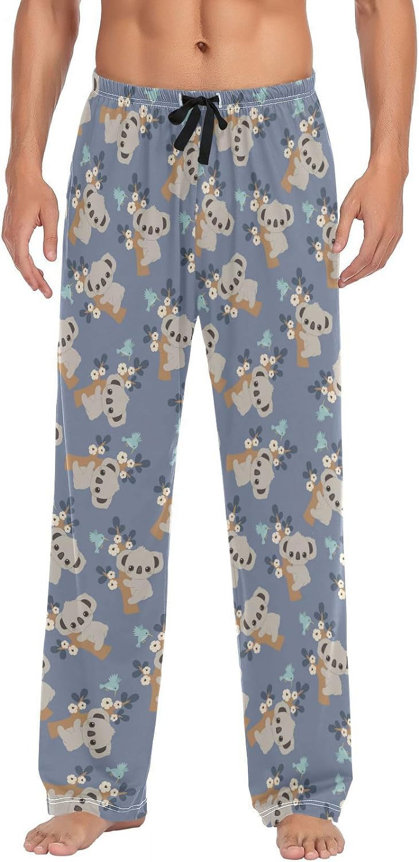 FREEAMG Cute Koala Pajama Pants for Men, Men's Separate Bottoms ...