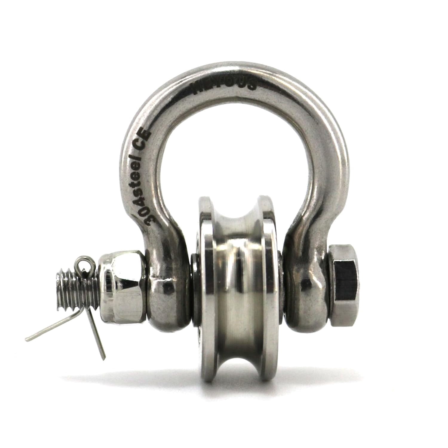 FREEAMG Detachable U Shaped Pulley with Small Size Long Screw Groove ...