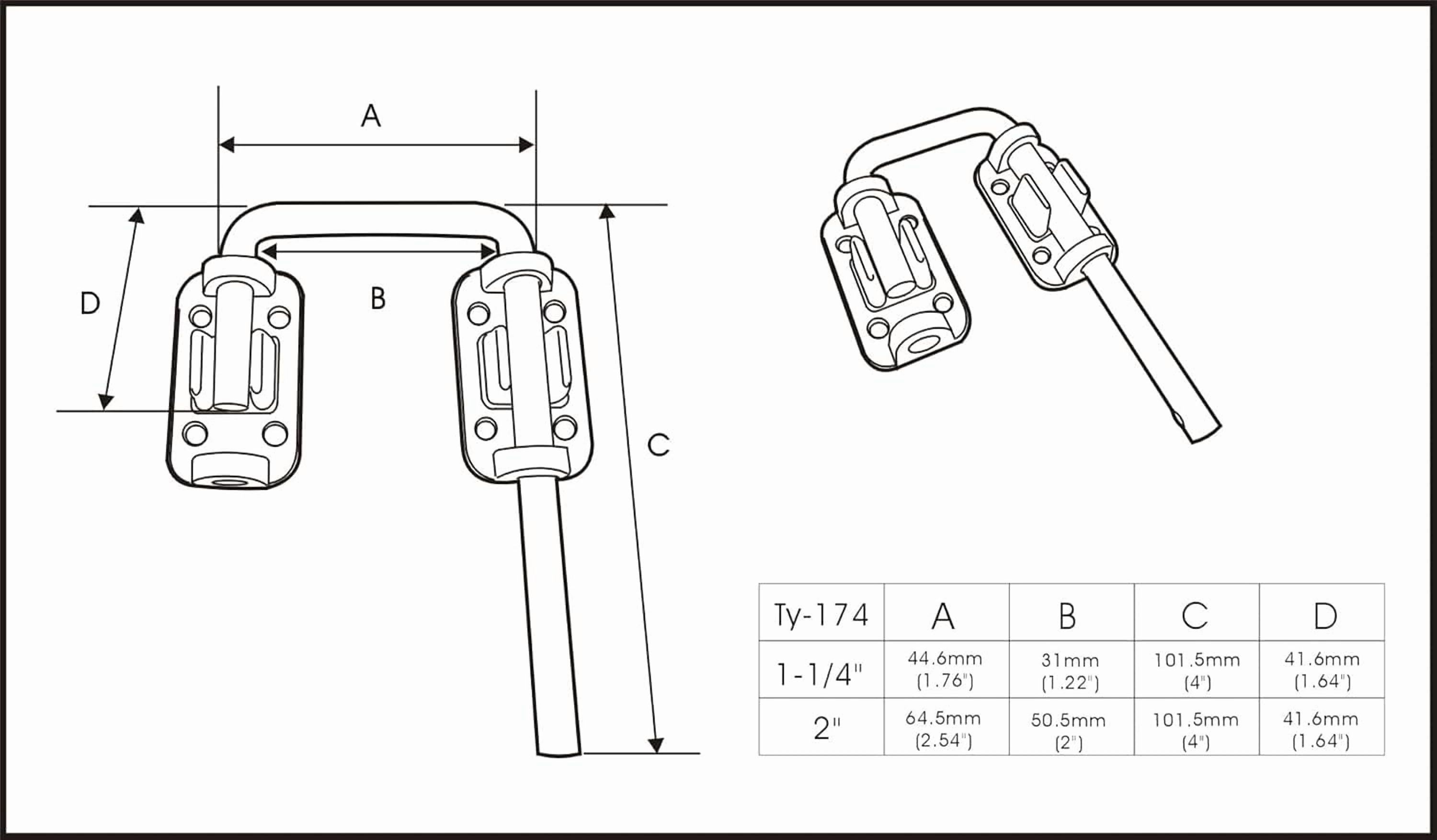 FREEAMG Door Security Loop Lock, Sliding Door Lock, 1-1/4" Matte , MIT ...