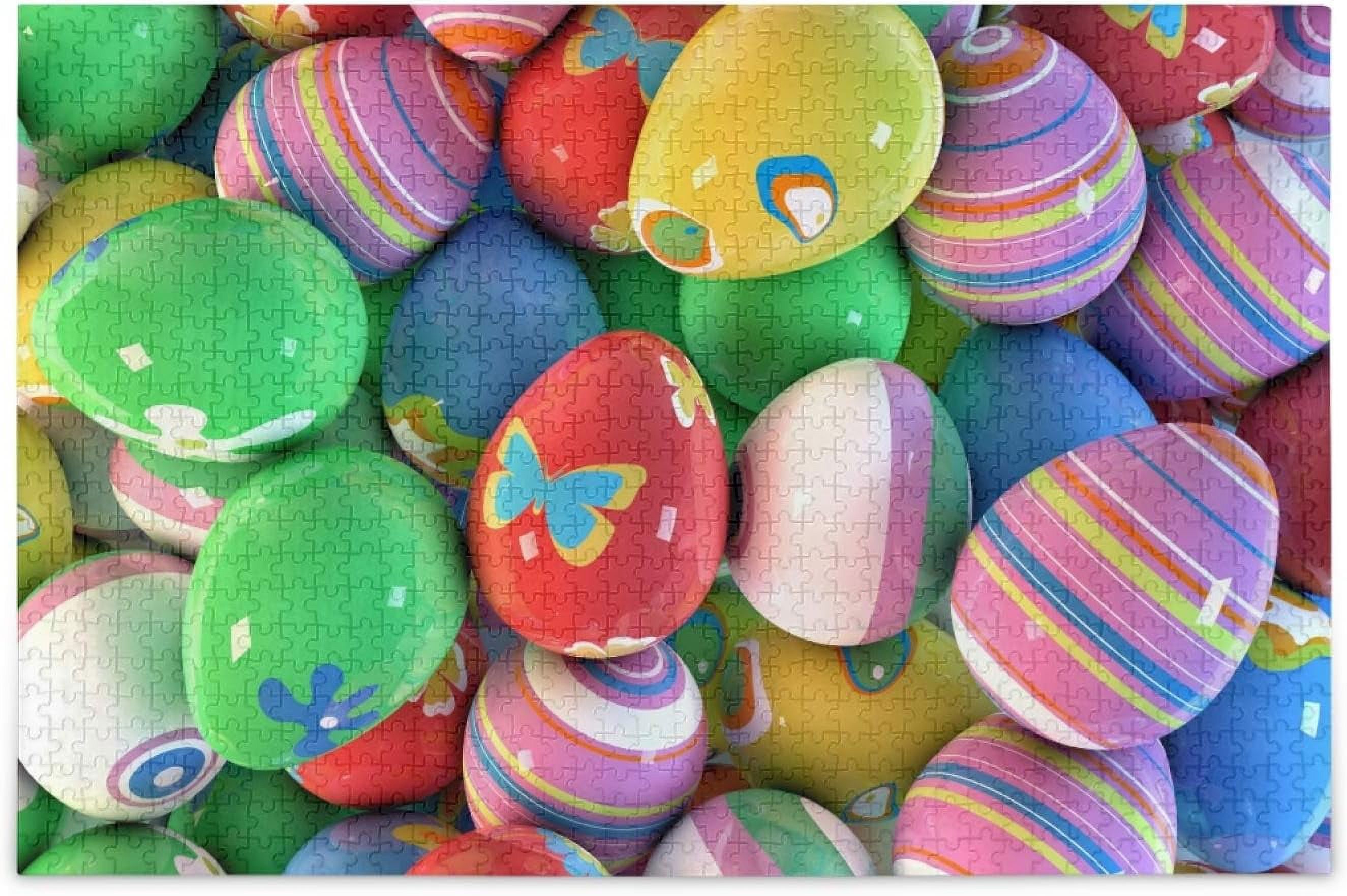 FREEAMG Dozens of Easter Eggs Puzzles for Adults 500 Pieces ...
