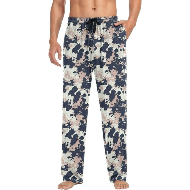 FREEAMG Dye Camo Pajama Pants for Men, Men's Separate Bottoms, Pure ...