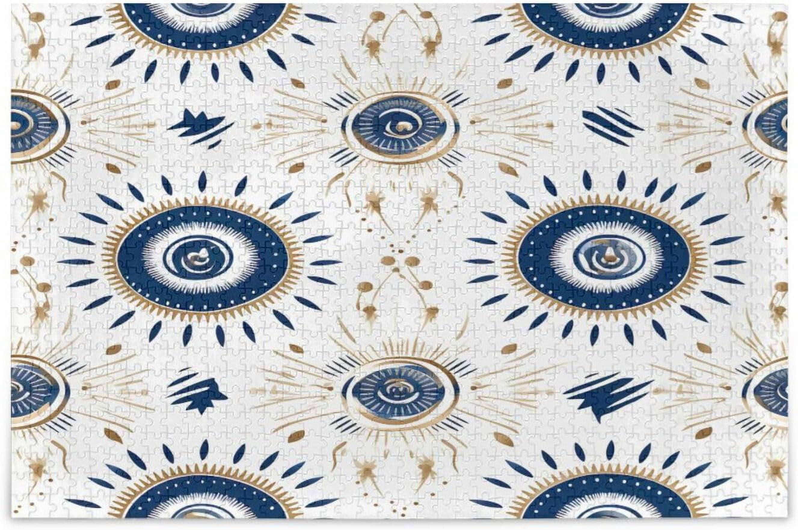 FREEAMG Evil Eye 500 Piece Large Jigsaw Puzzle for Adults - Game ...