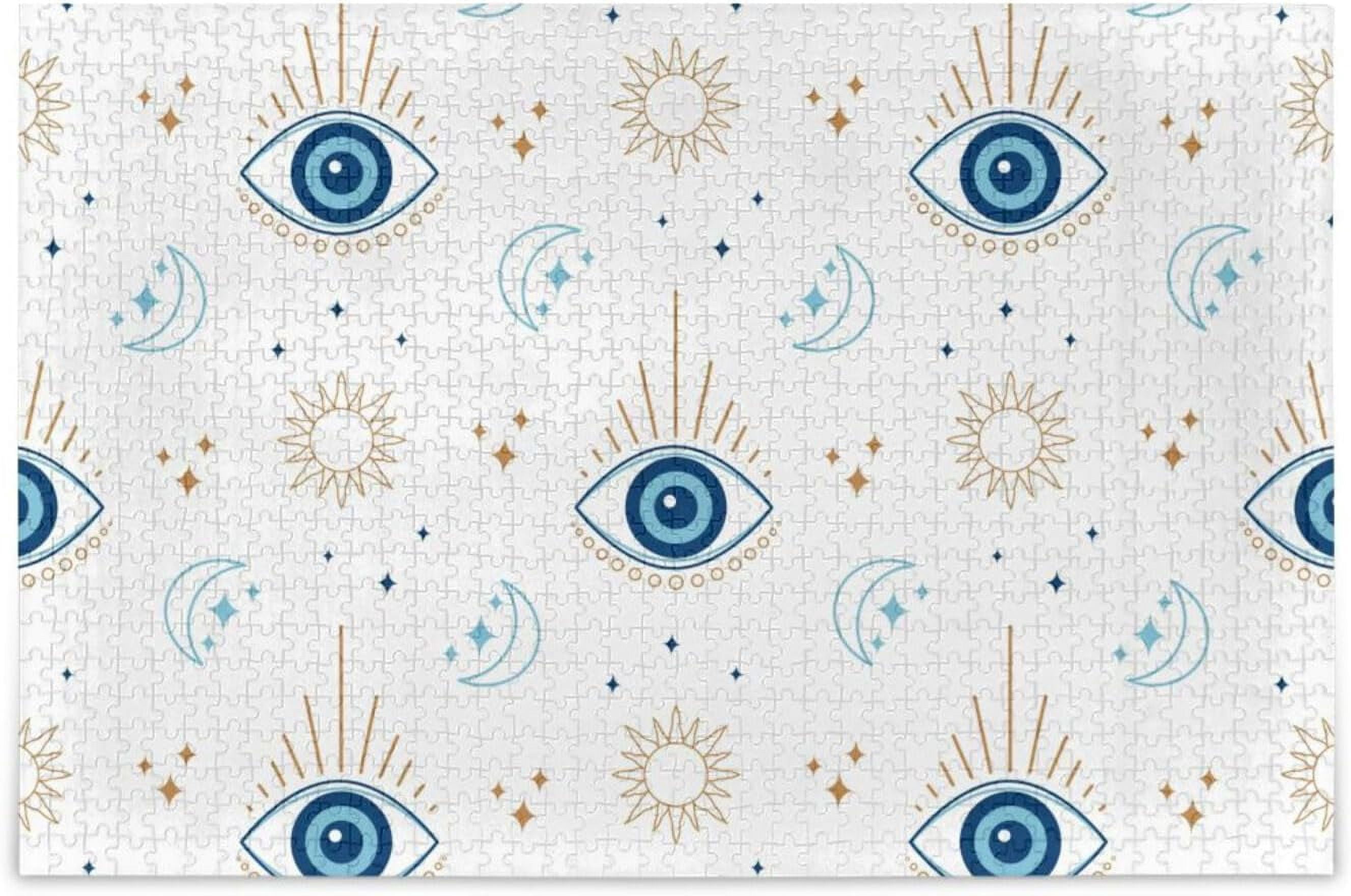 FREEAMG Evil Eyes Jigsaw Puzzle for Adults Teens Kids, 500 Pieces ...