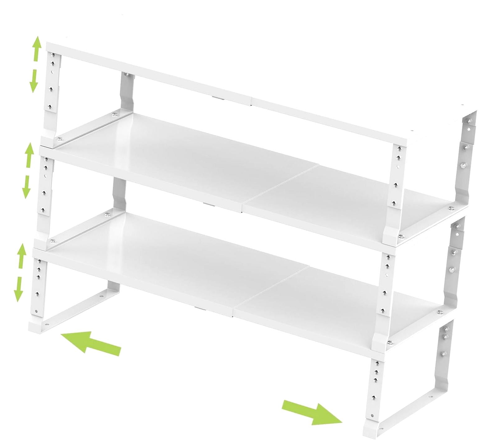 FREEAMG Expandable Cabinet Shelf Organizer, for Kitchen, Pantry ...
