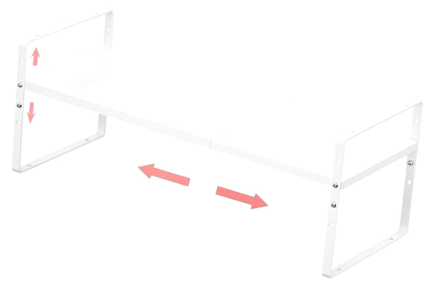 FREEAMG Expandable Stackable Spice Rack Cabinet Shelf Organizer in ...