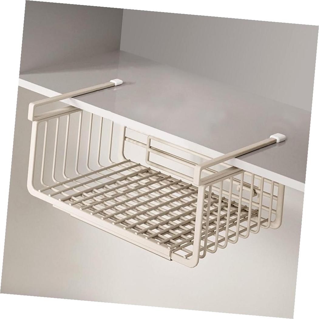 FREEAMG Extendable Under Shelf Storage Basket, Hanging Organizer for ...