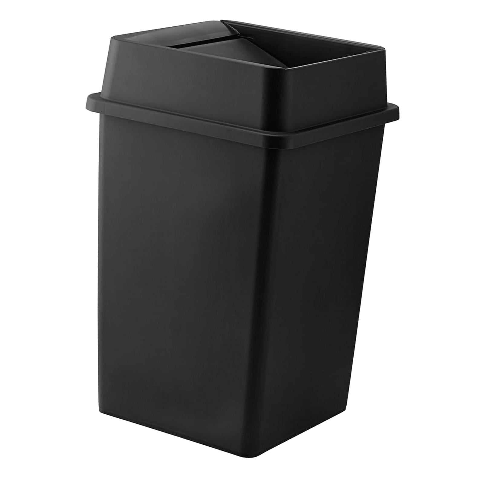 FREEAMG Family Business Trash Bin - 35 Gallon Square Design with Cover ...