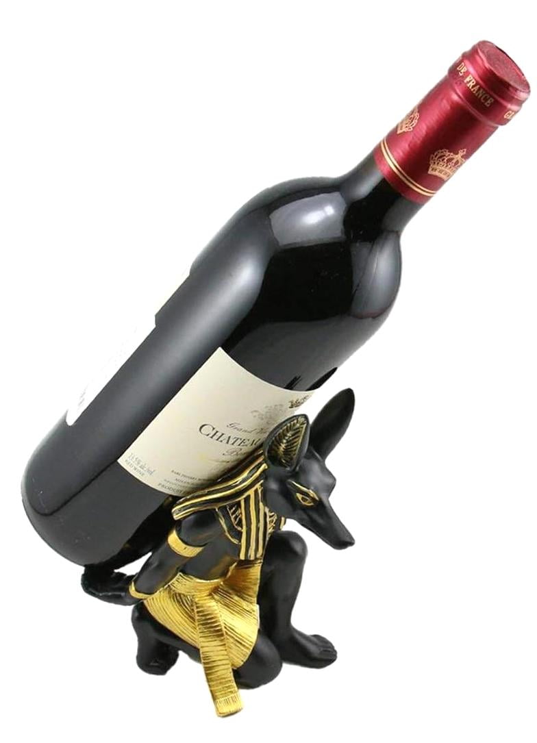 FREEAMG Fantasee Anubis Deity Bottle Stand, Ancient Egyptian God Rack ...