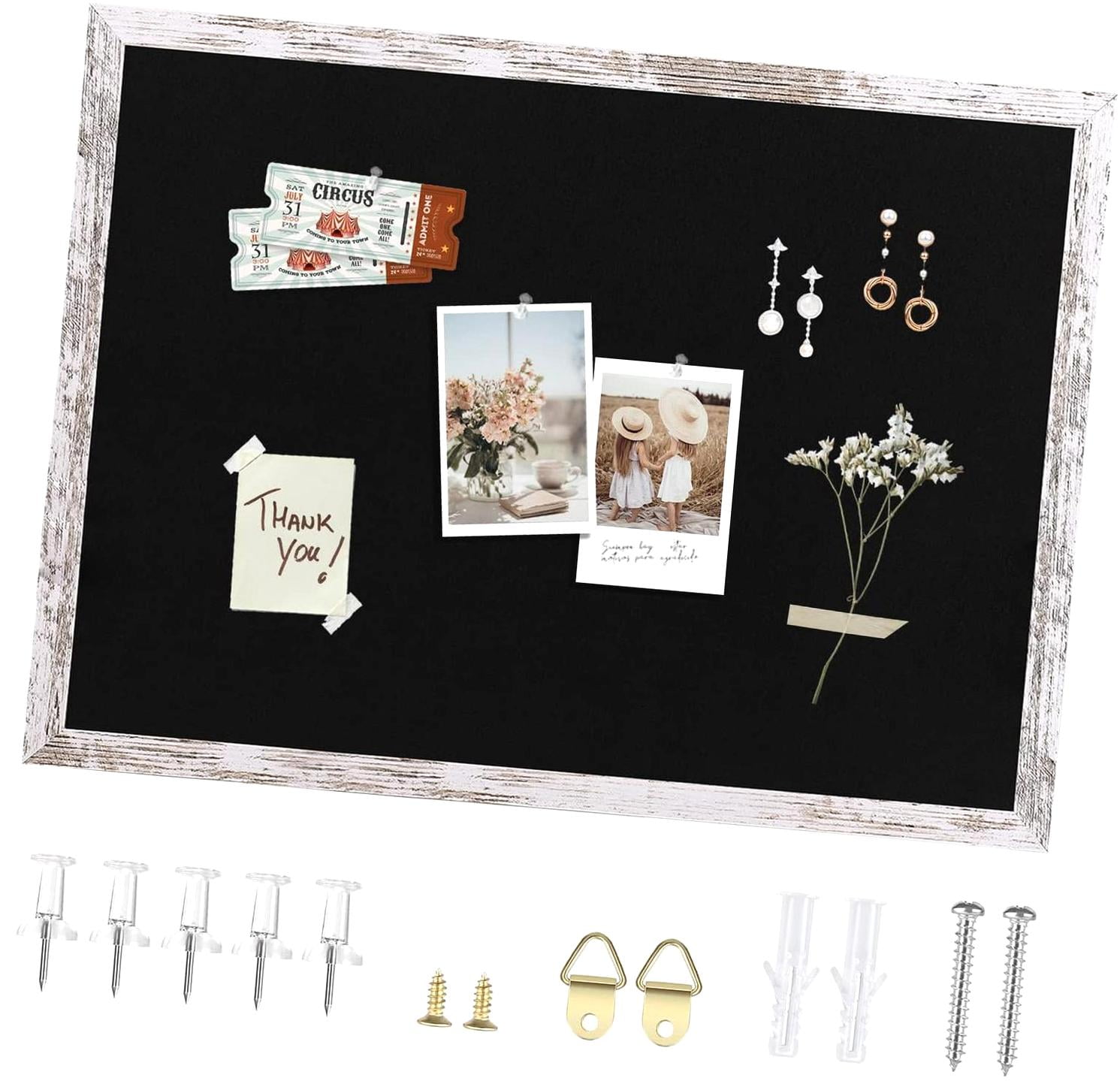 FREEAMG Felt Bulletin Board, Decorative Wall-Mounted Pin Board with ...