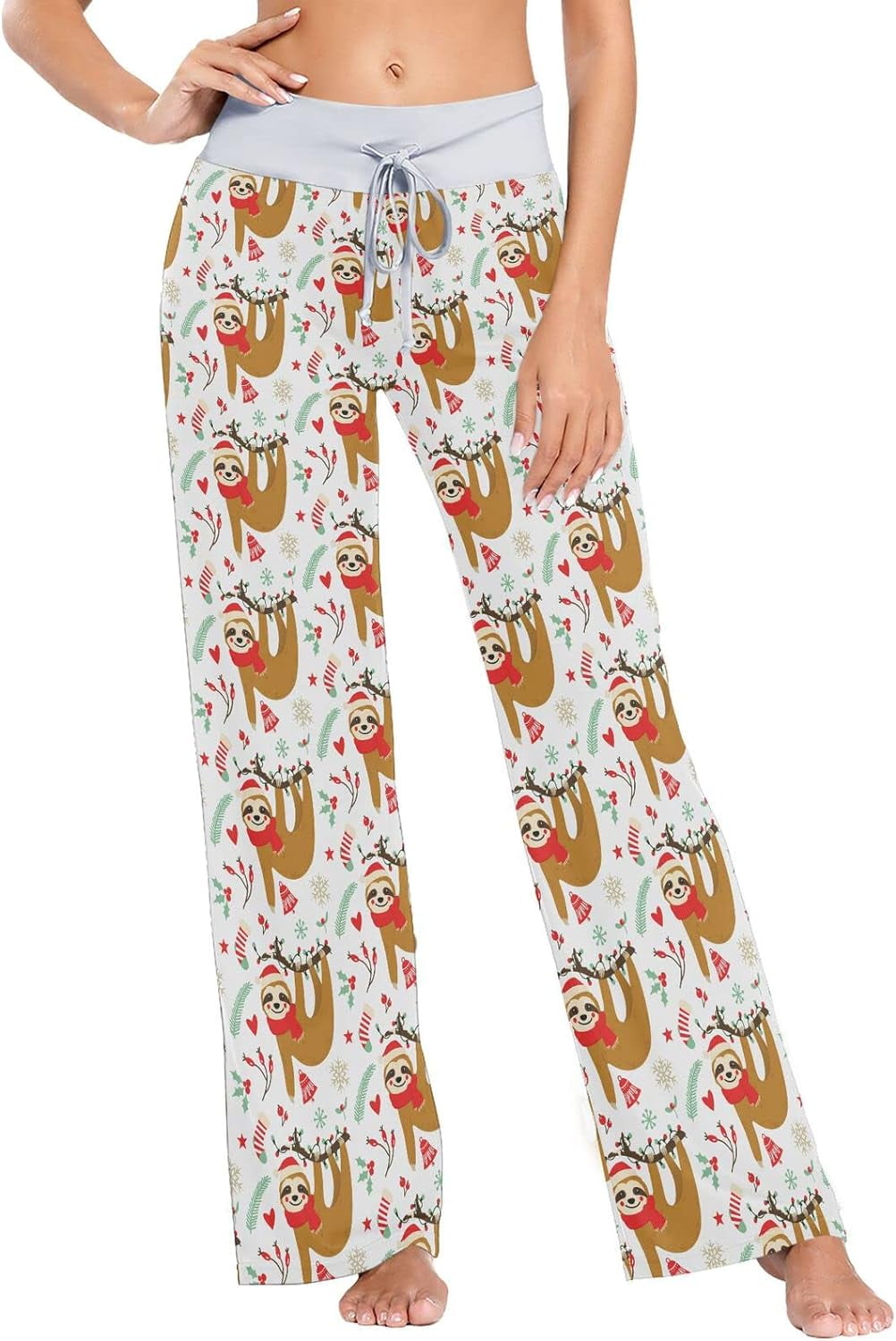 FREEAMG Festive Pajama Pants for Women Sleepwear Pants Pjs - Walmart.com