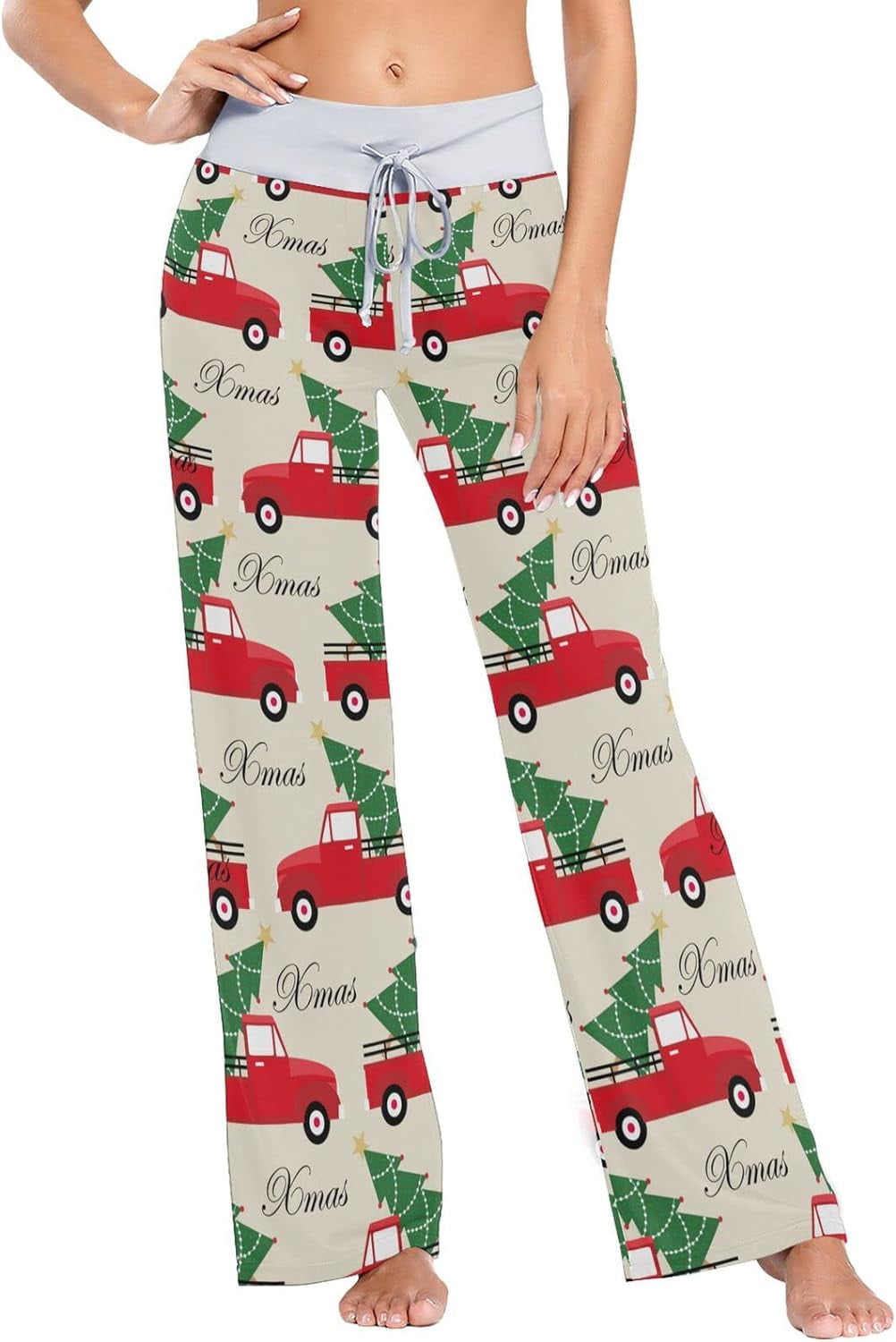 FREEAMG Festive Pajama Pants for Women Sleepwear Pants Pjs - Walmart.com