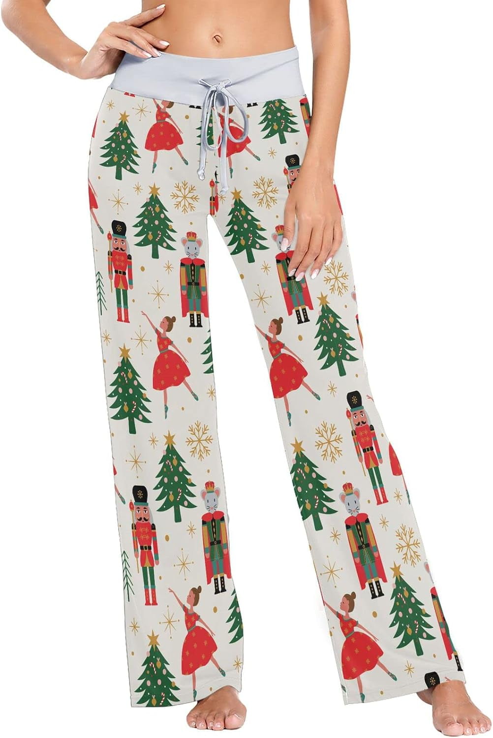 FREEAMG Festive Pajama Pants for Women Sleepwear Pants Pjs - Walmart.com
