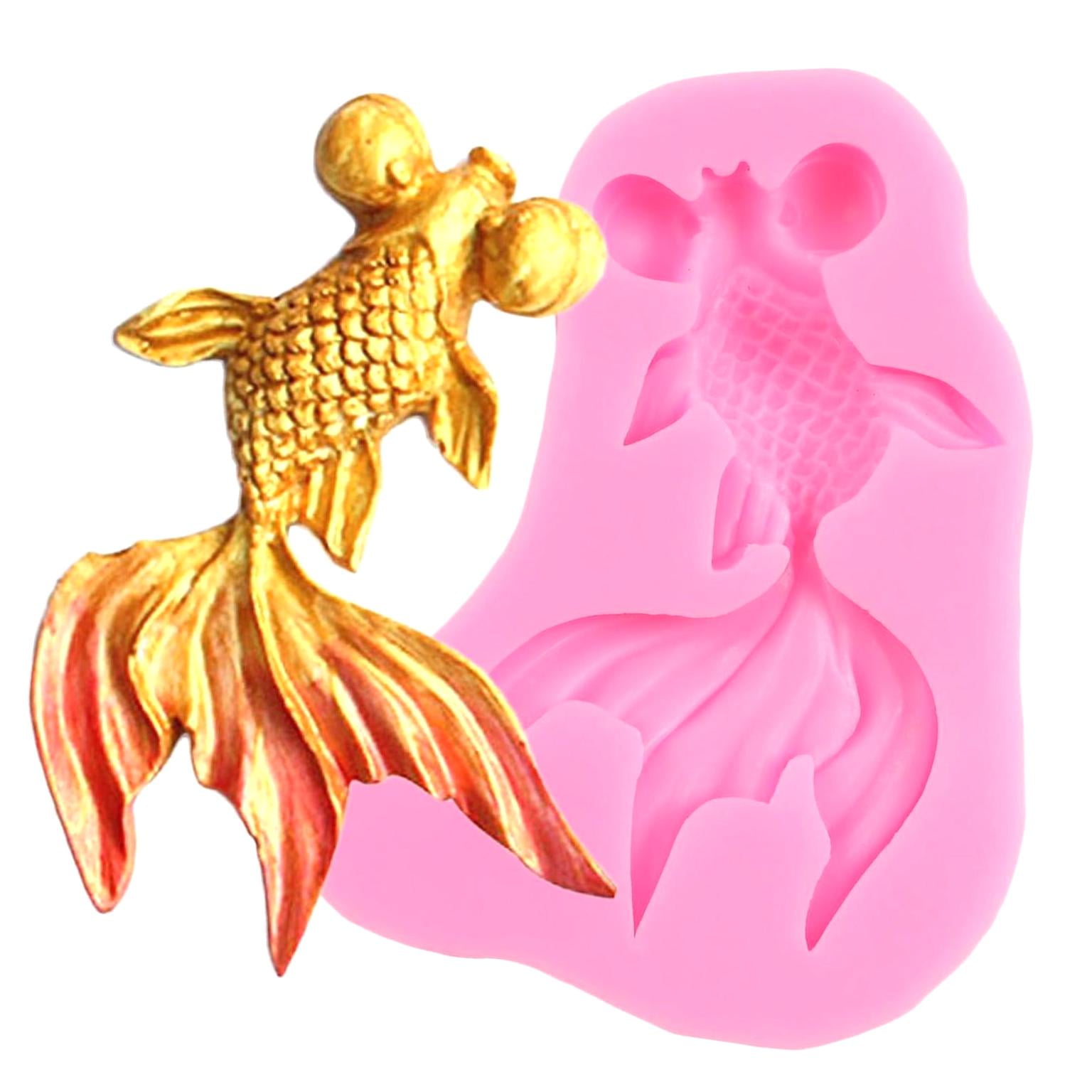FREEAMG Fish Silicone Molds Marlin Fish Fondant For Cake Decoration ...