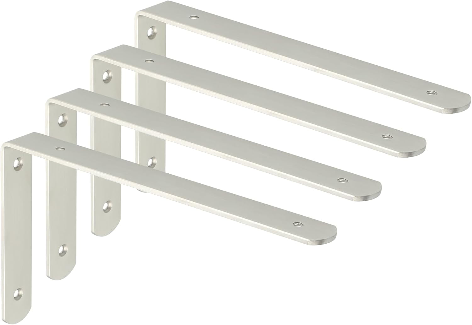 FREEAMG Floating Shelf Brackets,L Brackets for Shelves Heavy Duty Wall ...