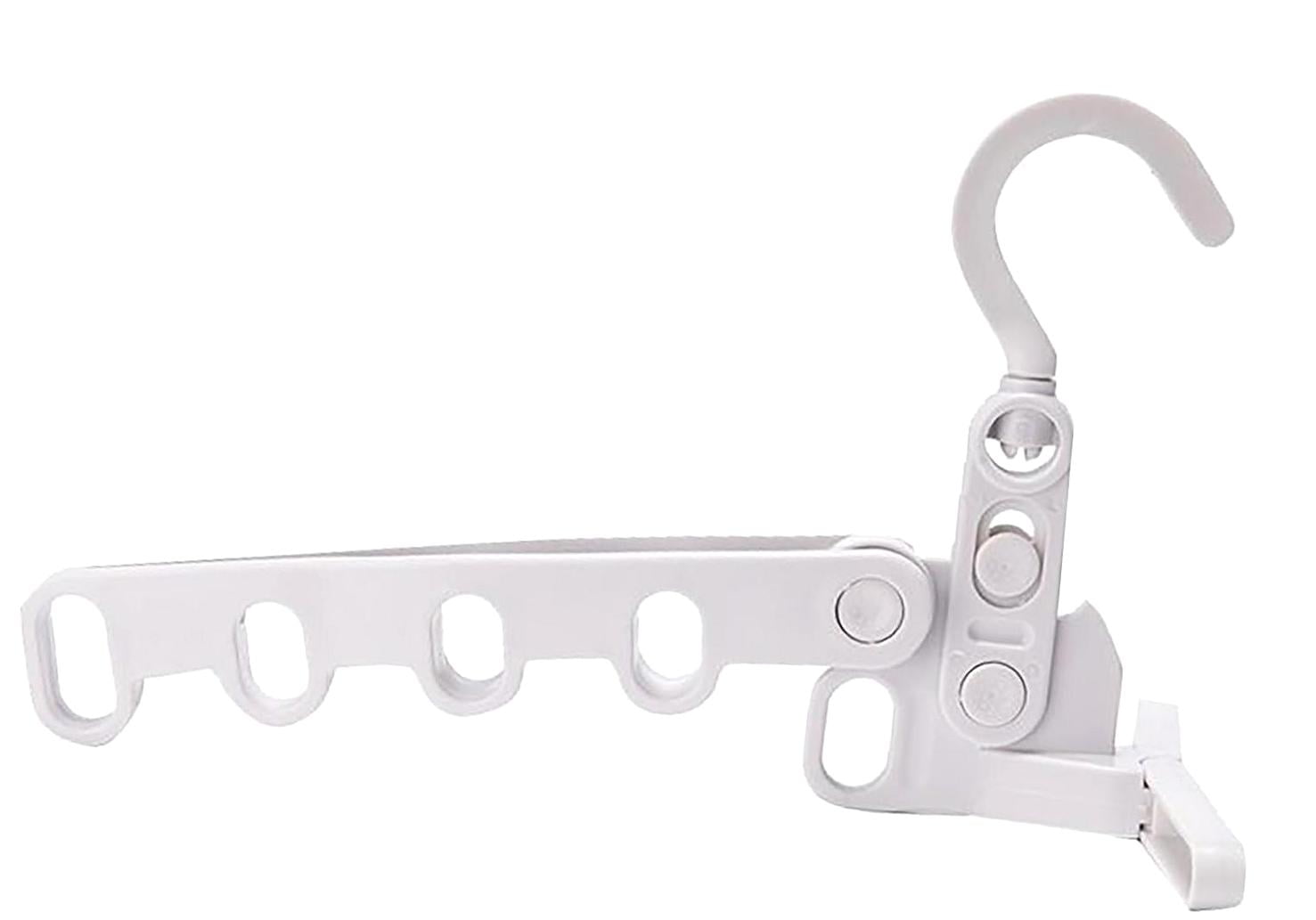 FREEAMG Foldable Clothes Drying Rack with 5 Travel Hangers, Compact ...