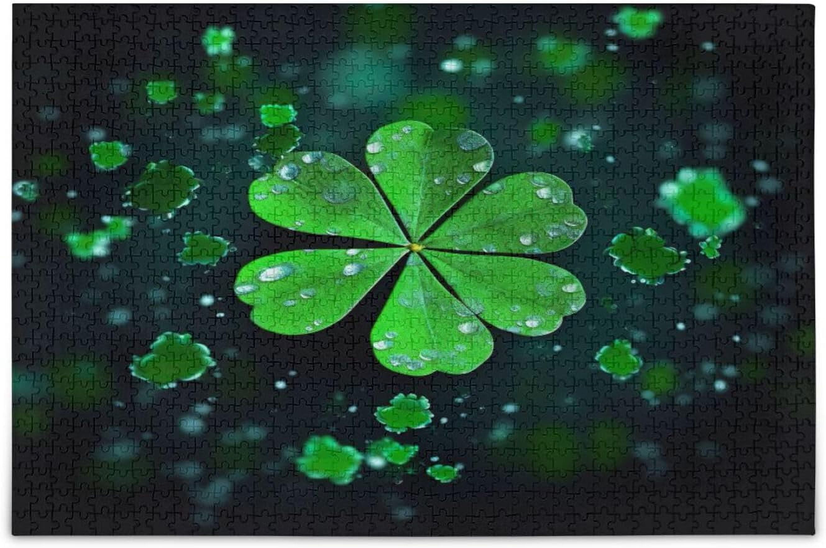 FREEAMG Four-Leaf Clover Puzzles for Adults 1000 Piece,Intellectual ...