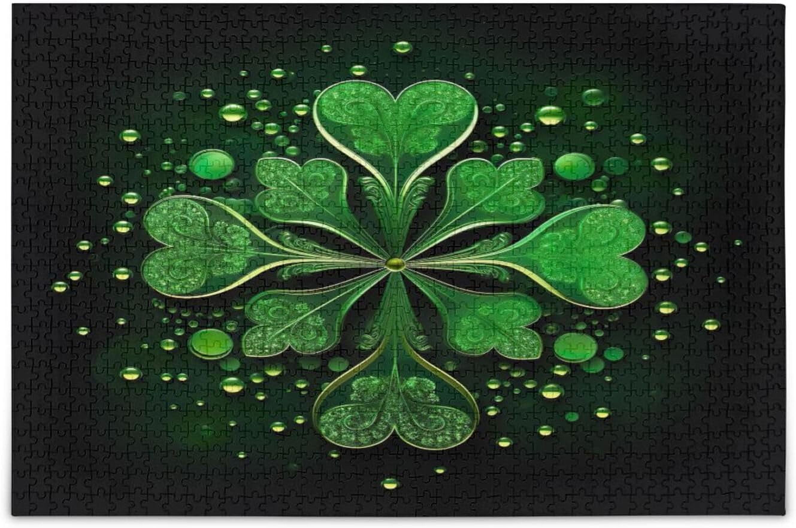 FREEAMG Four-Leaf Clover Puzzles for Adults 500 Piece, Intellectual ...