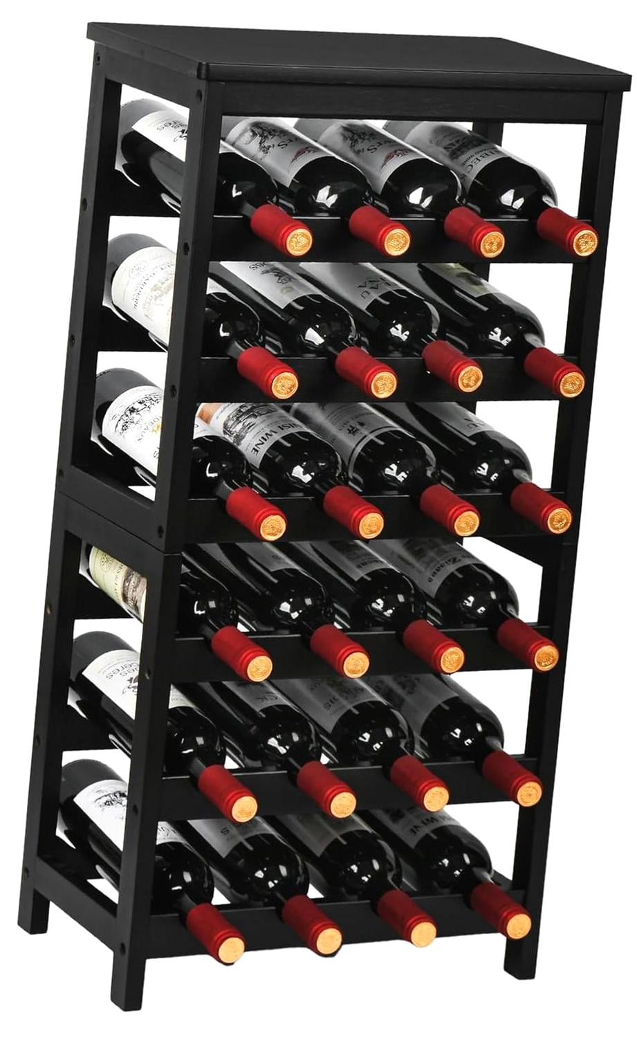 FREEAMG Freestanding Floor Rack, 6-Tier Display and Storage Shelves ...