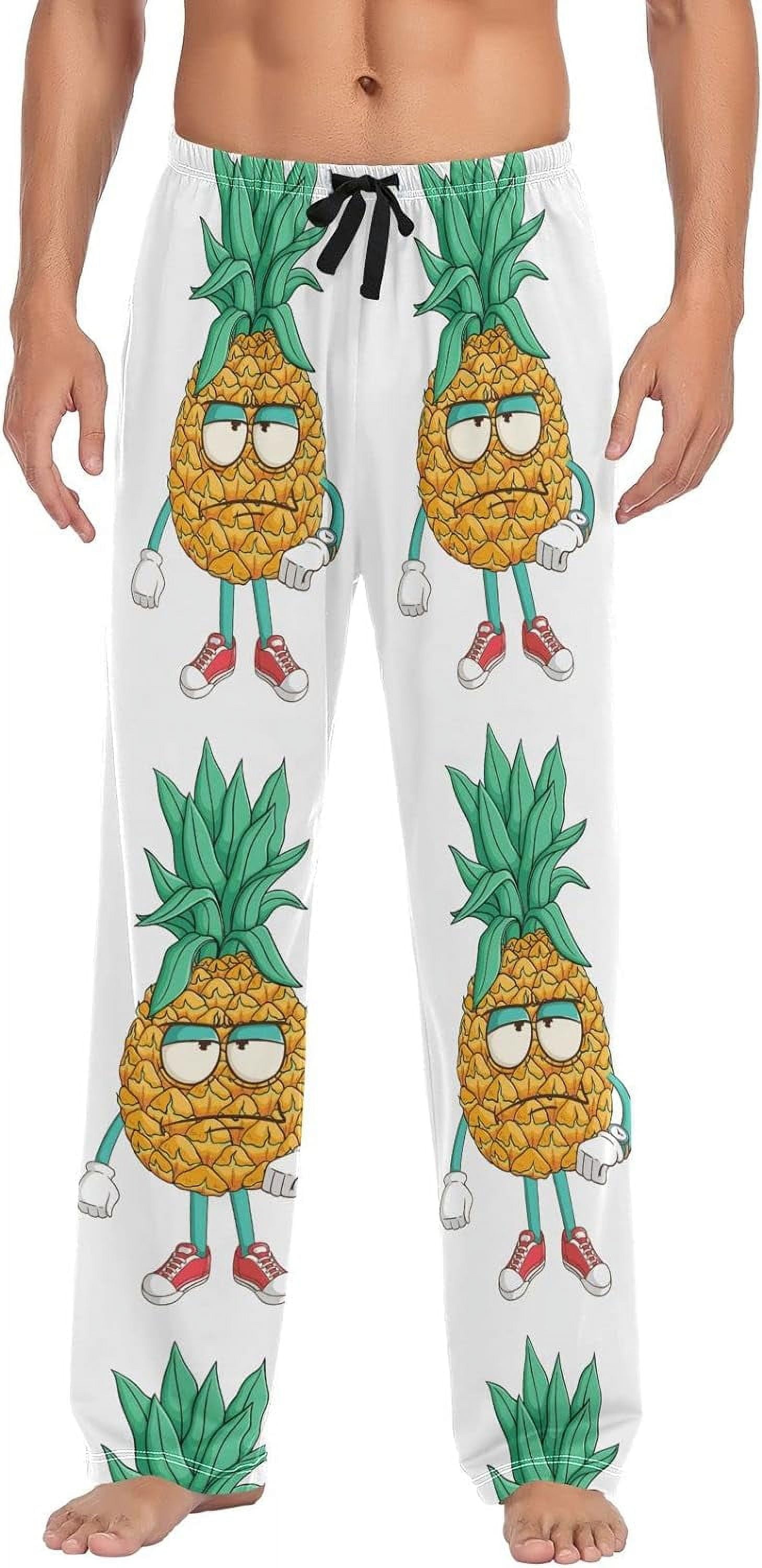 FREEAMG Funny Duck Pattern Men's Pajama Pants Sleepwear Lounge Pajama ...