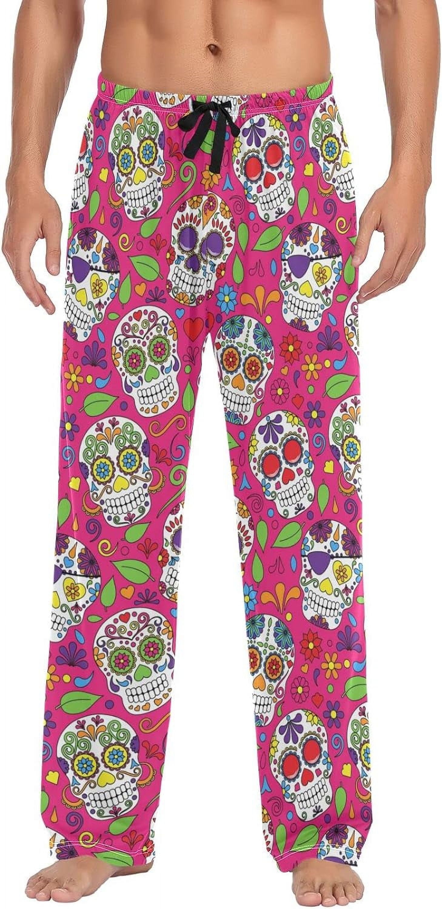 FREEAMG Funny Duck Pattern Men's Pajama Pants Sleepwear Lounge Pajama ...