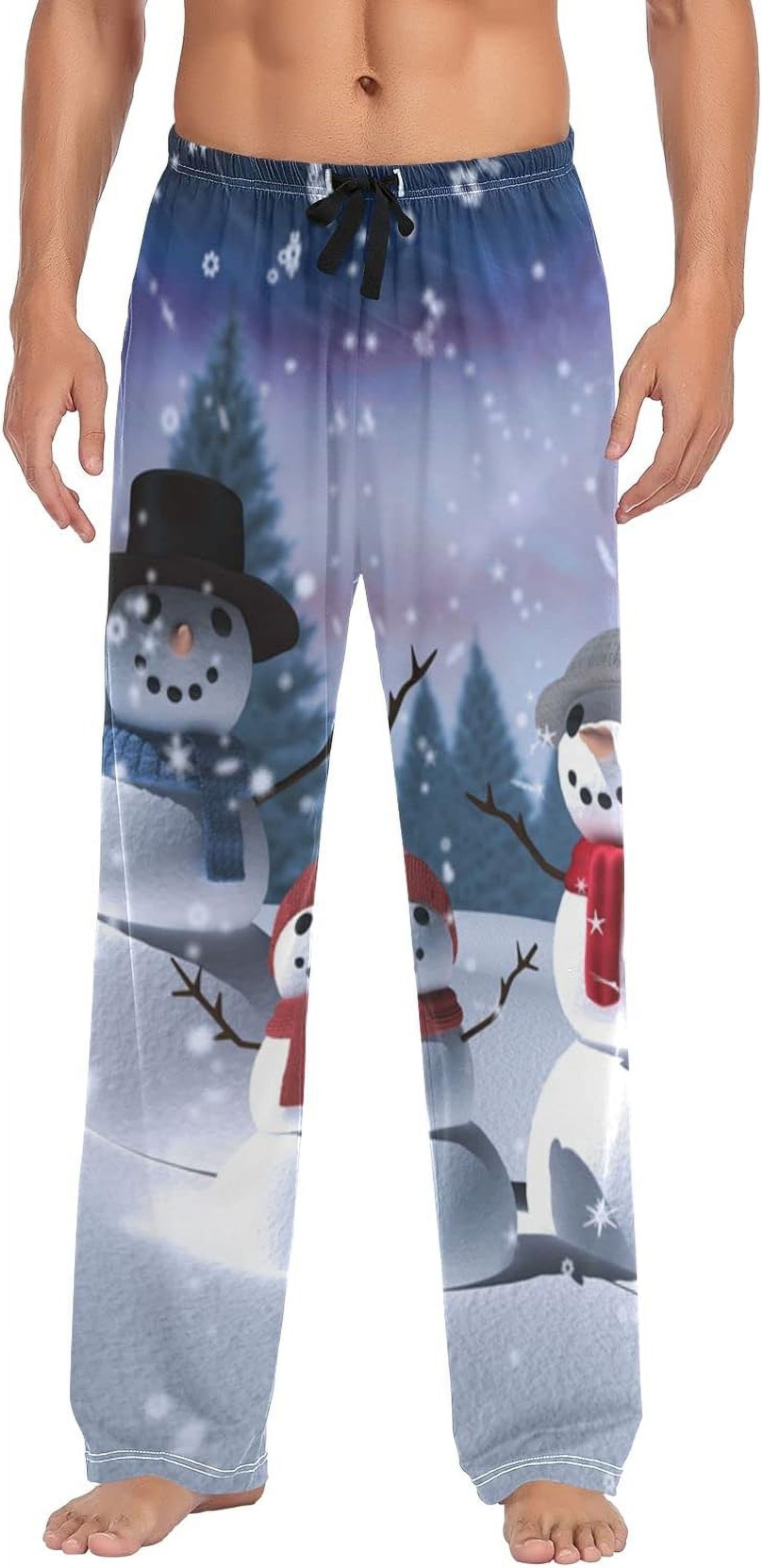 FREEAMG Funny Duck Pattern Men's Pajama Pants Sleepwear Lounge Pajama ...