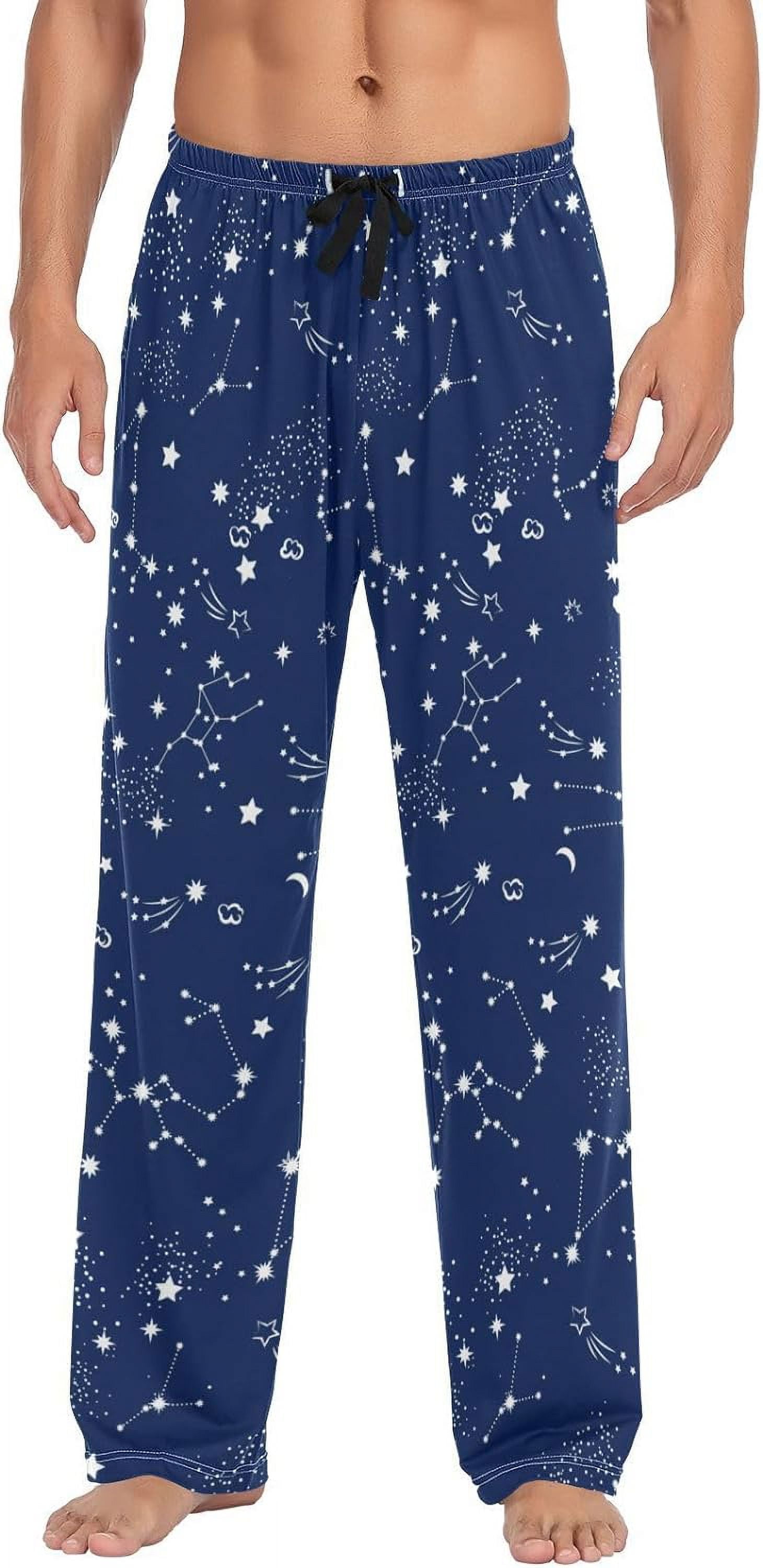 FREEAMG Funny Duck Pattern Men's Pajama Pants Sleepwear Lounge Pajama ...
