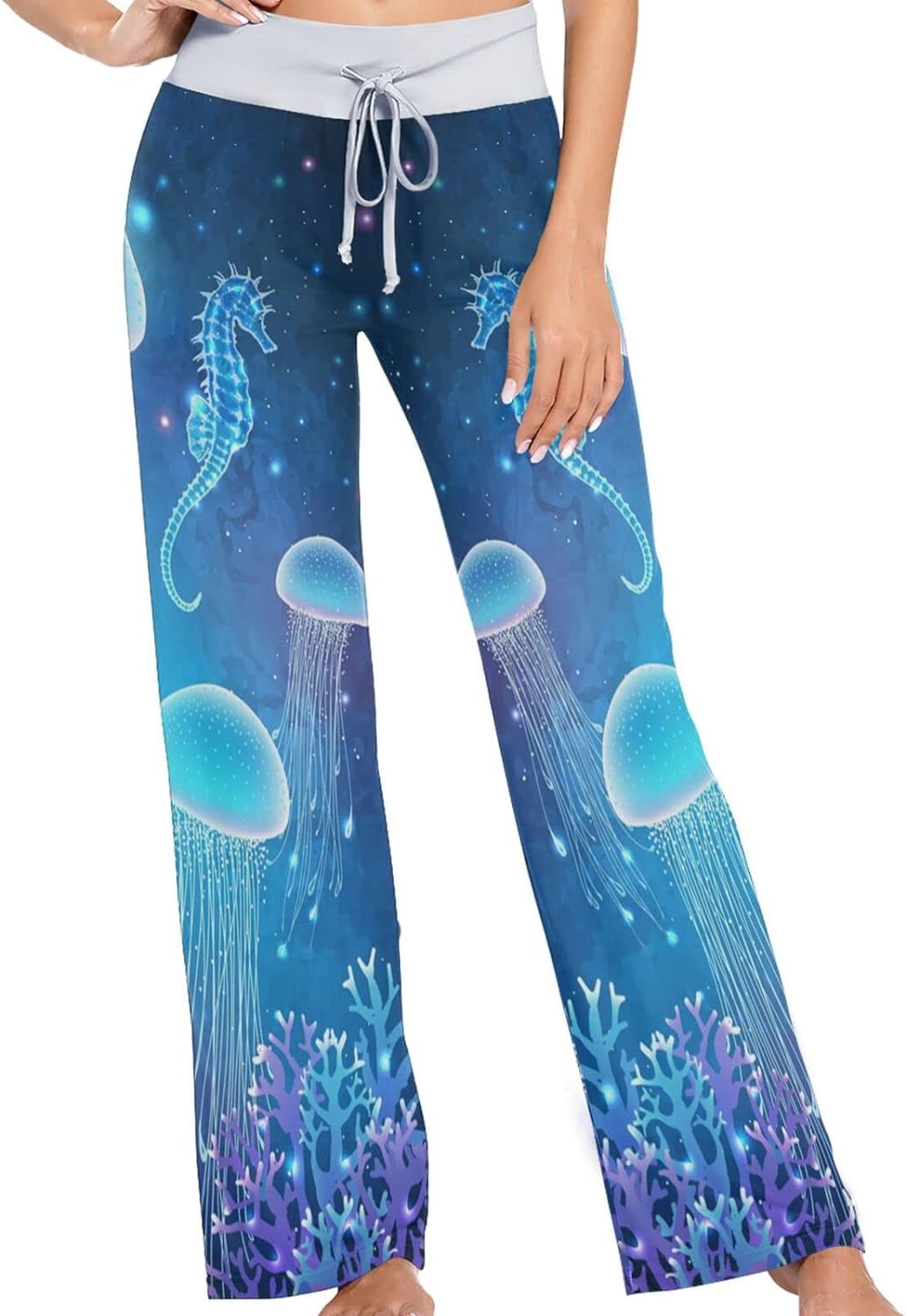 FREEAMG Funny Women's Comfy Drawstring Lounge PJ Pajama Pants Sleepwear ...