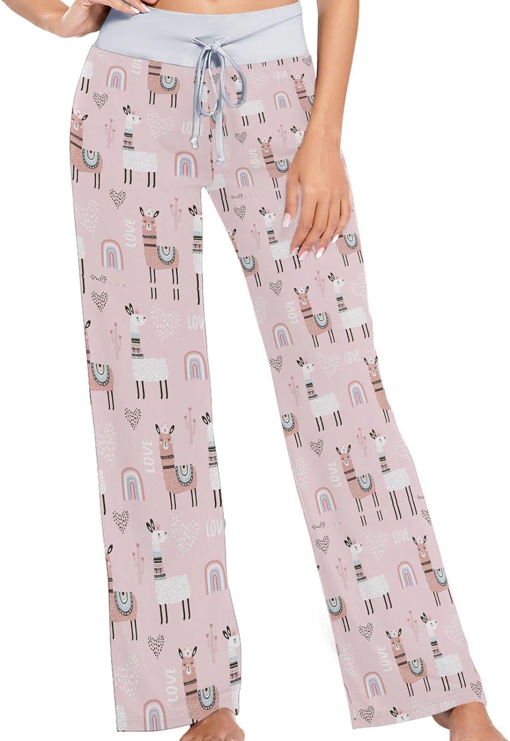 FREEAMG Funny Women's Comfy Drawstring Lounge PJ Pajama Pants Sleepwear ...