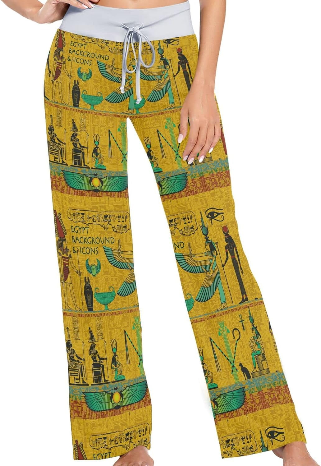 FREEAMG Funny Women's Comfy Drawstring Lounge PJ Pajama Pants Sleepwear ...