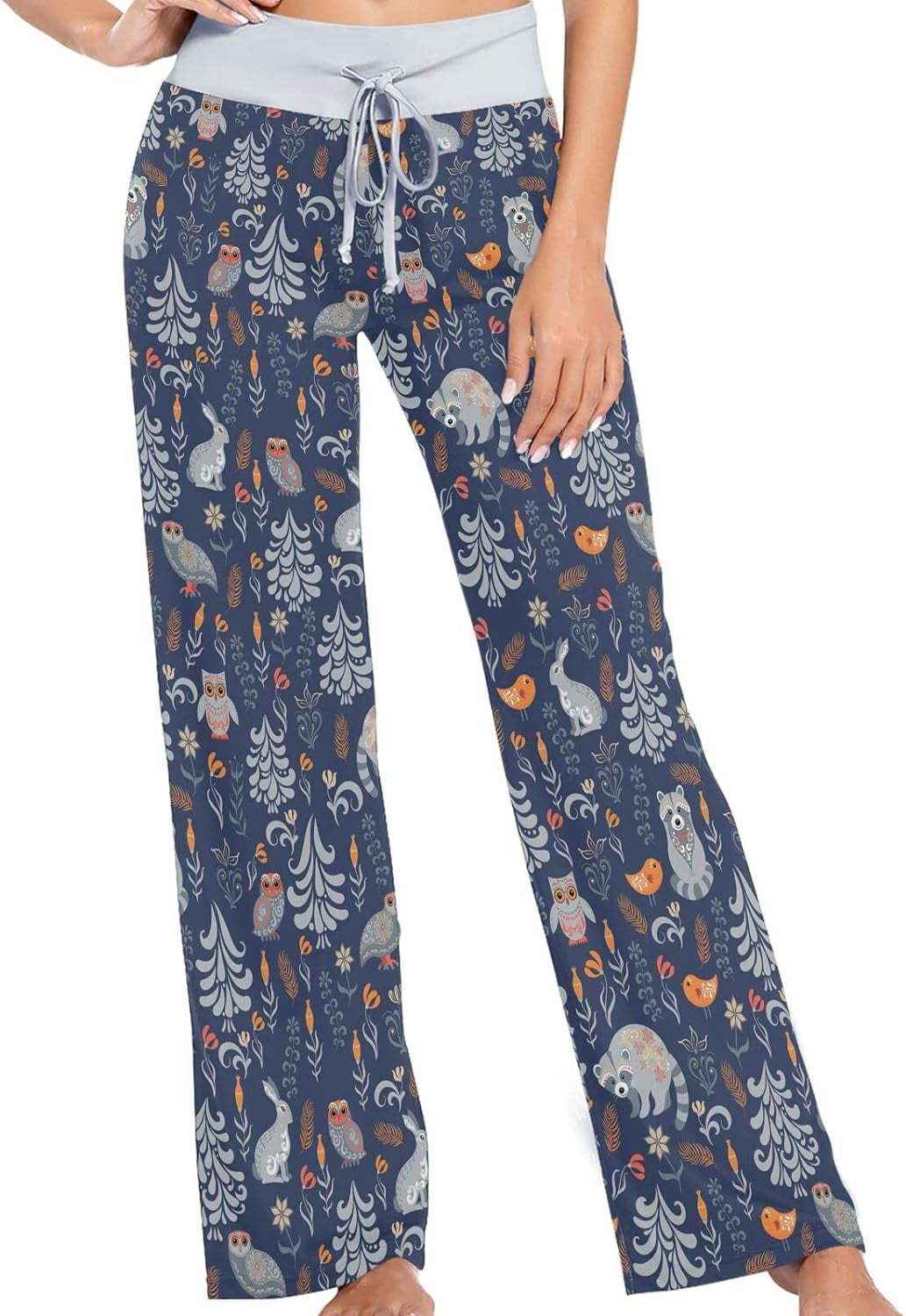 FREEAMG Funny Women's Comfy Drawstring Lounge PJ Pajama Pants Sleepwear ...