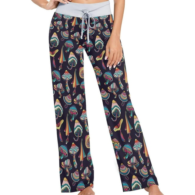 FREEAMG Funny Women's Comfy Drawstring Lounge PJ Pajama Pants Sleepwear ...
