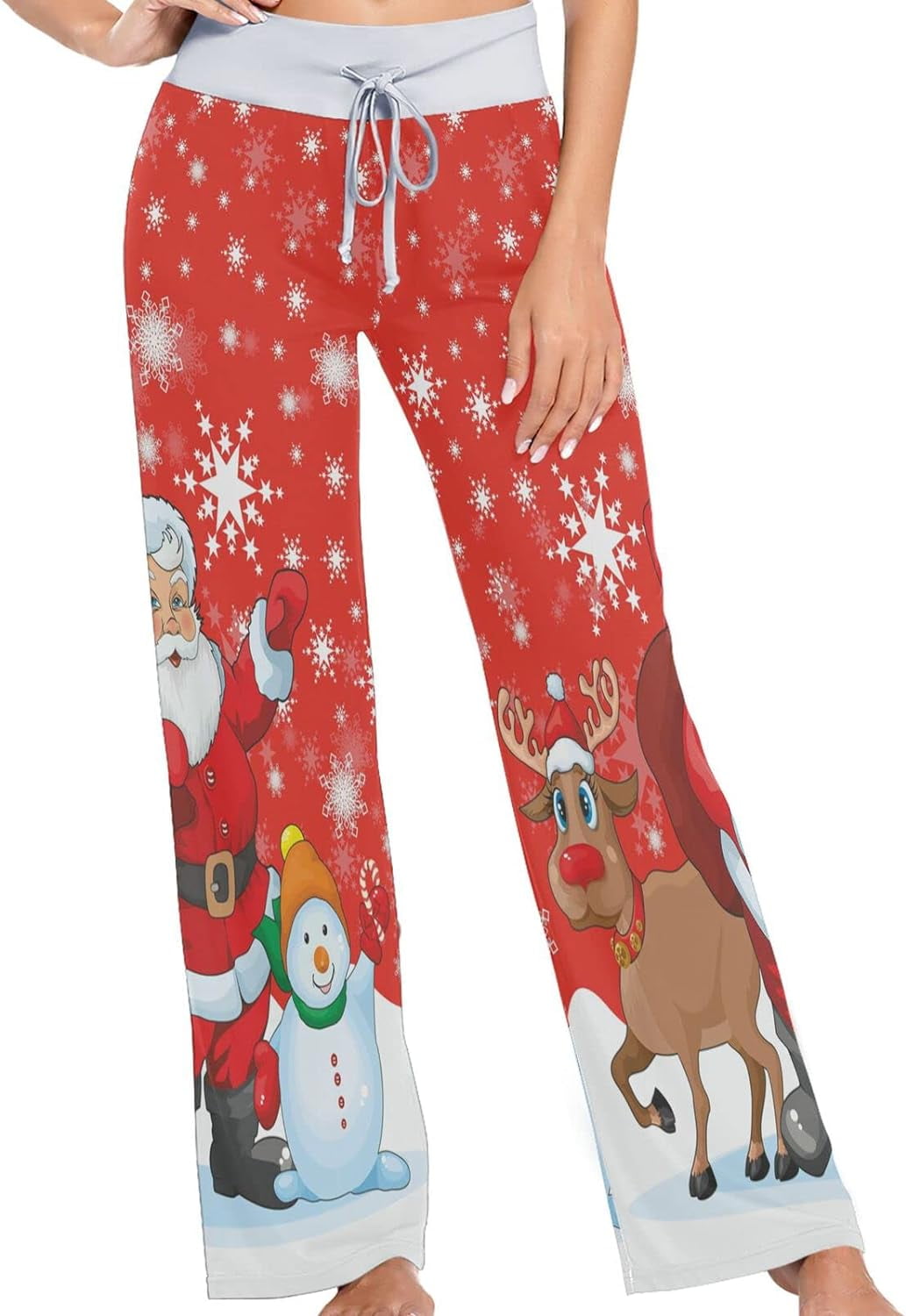 FREEAMG Funny Women's Comfy Drawstring Lounge PJ Pajama Pants Sleepwear ...