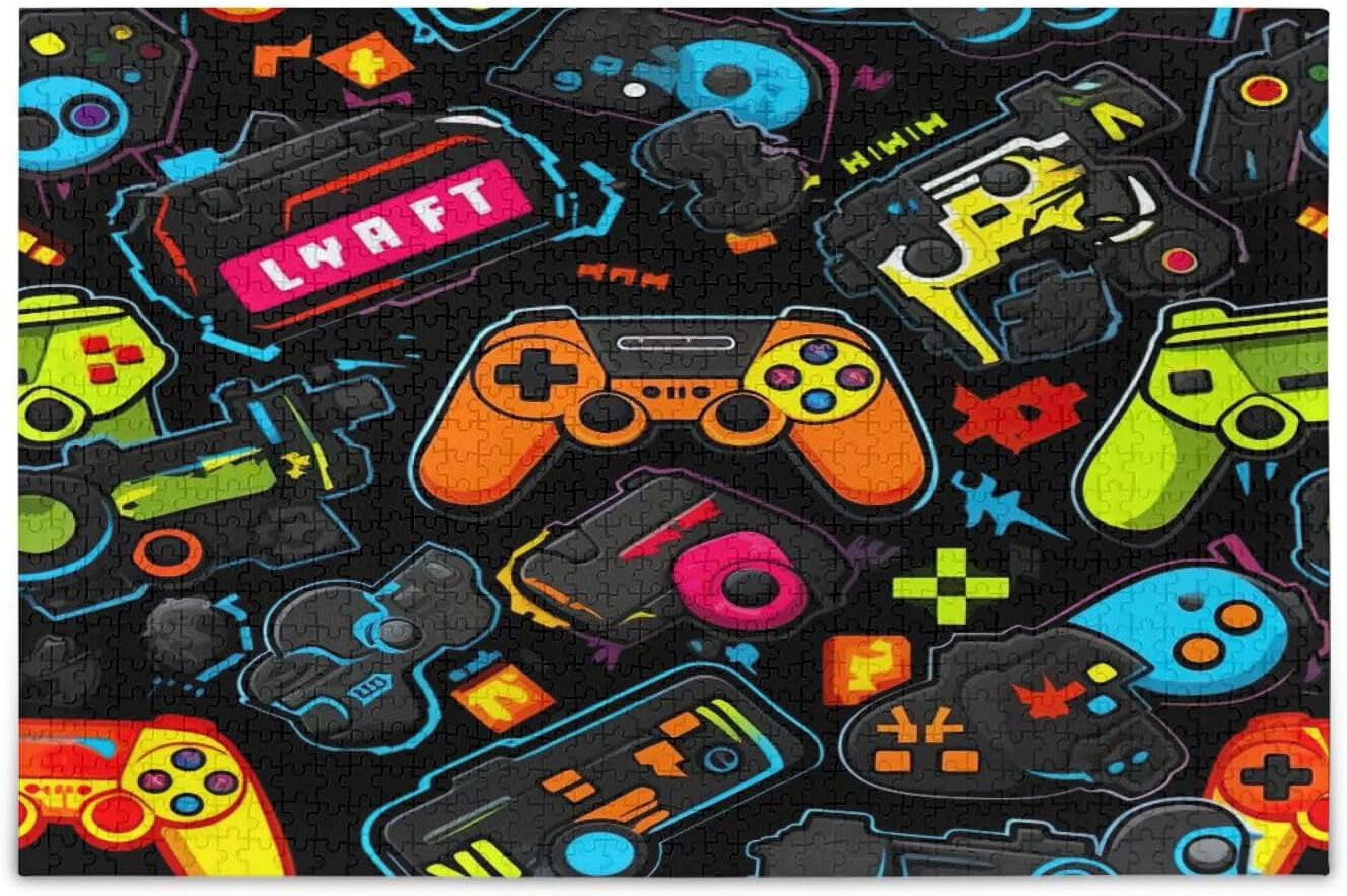 FREEAMG Game Controller Jigsaw Puzzles for Adults 500 Pieces ...