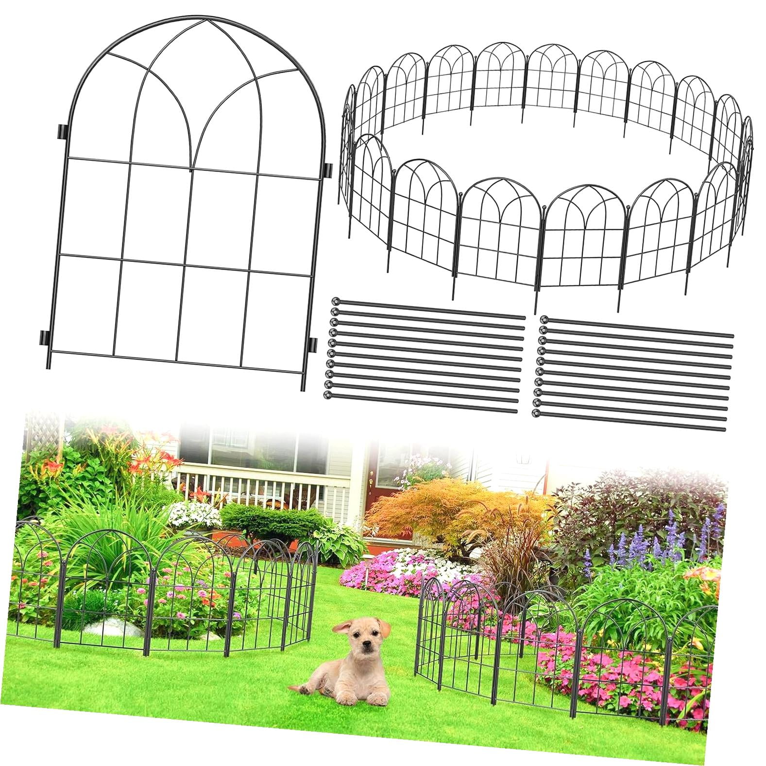 FREEAMG Garden Fences Animal Barrier, 12.55"*16.48" Garden Border ...