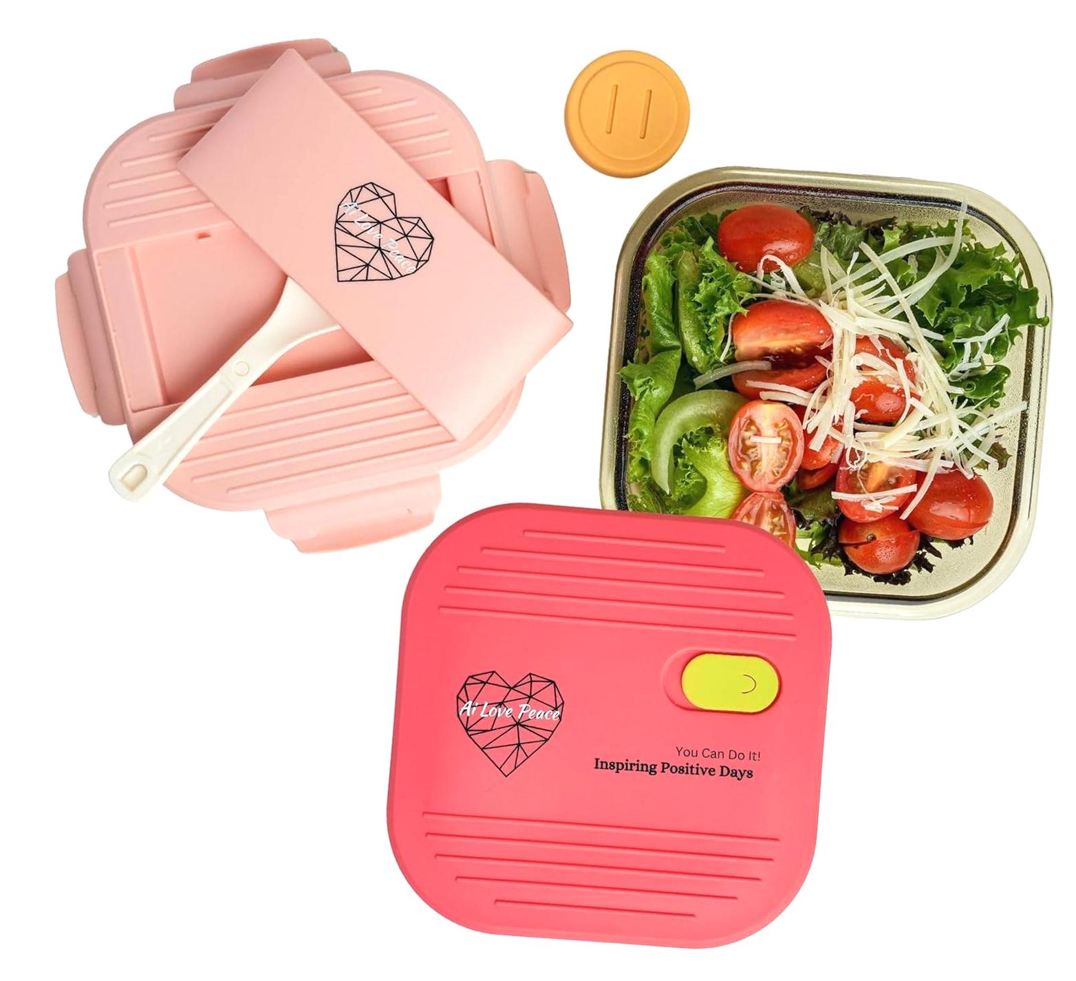 FREEAMG Glass Lunch Containers for Women Adults, Microwave Safe Glass ...