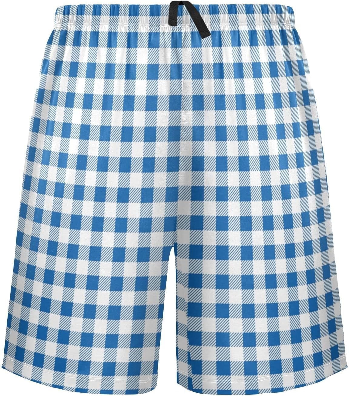 FREEAMG Grey Checkered Gingham Plaid Tartan Geometric Check Men's ...
