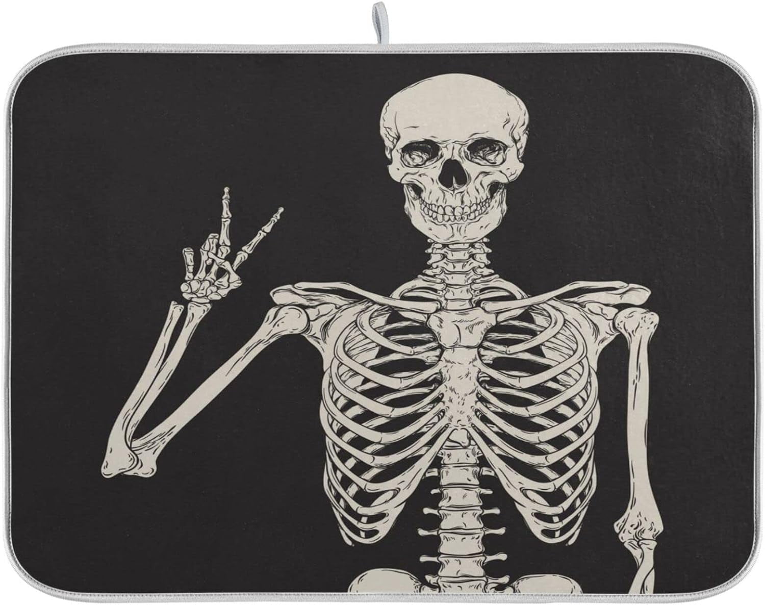 FREEAMG Halloween Décor Dish Drying Mat - 16 x 18inch- Extra Large ...