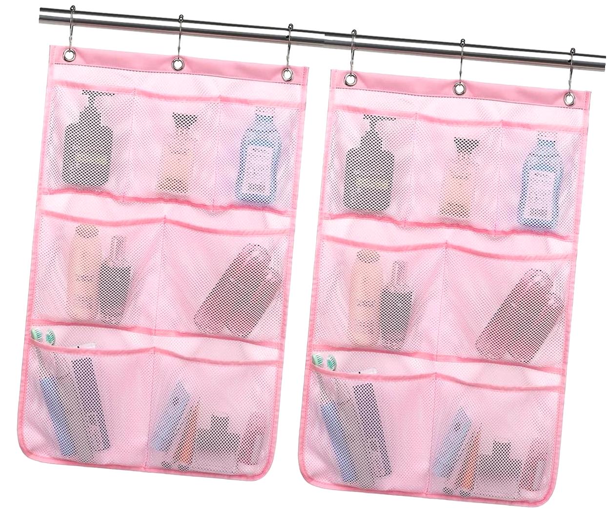 FREEAMG Hanging Mesh Shower Caddy for Bathroom - Fast Drying Portable ...