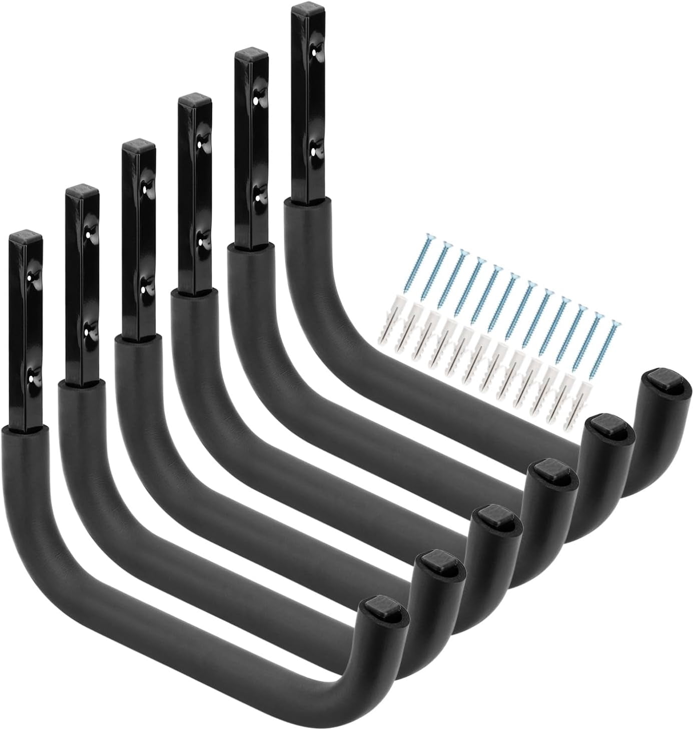FREEAMG Heavy Duty Garage Storage Hooks, 12.4 Inch Ladder Storage ...