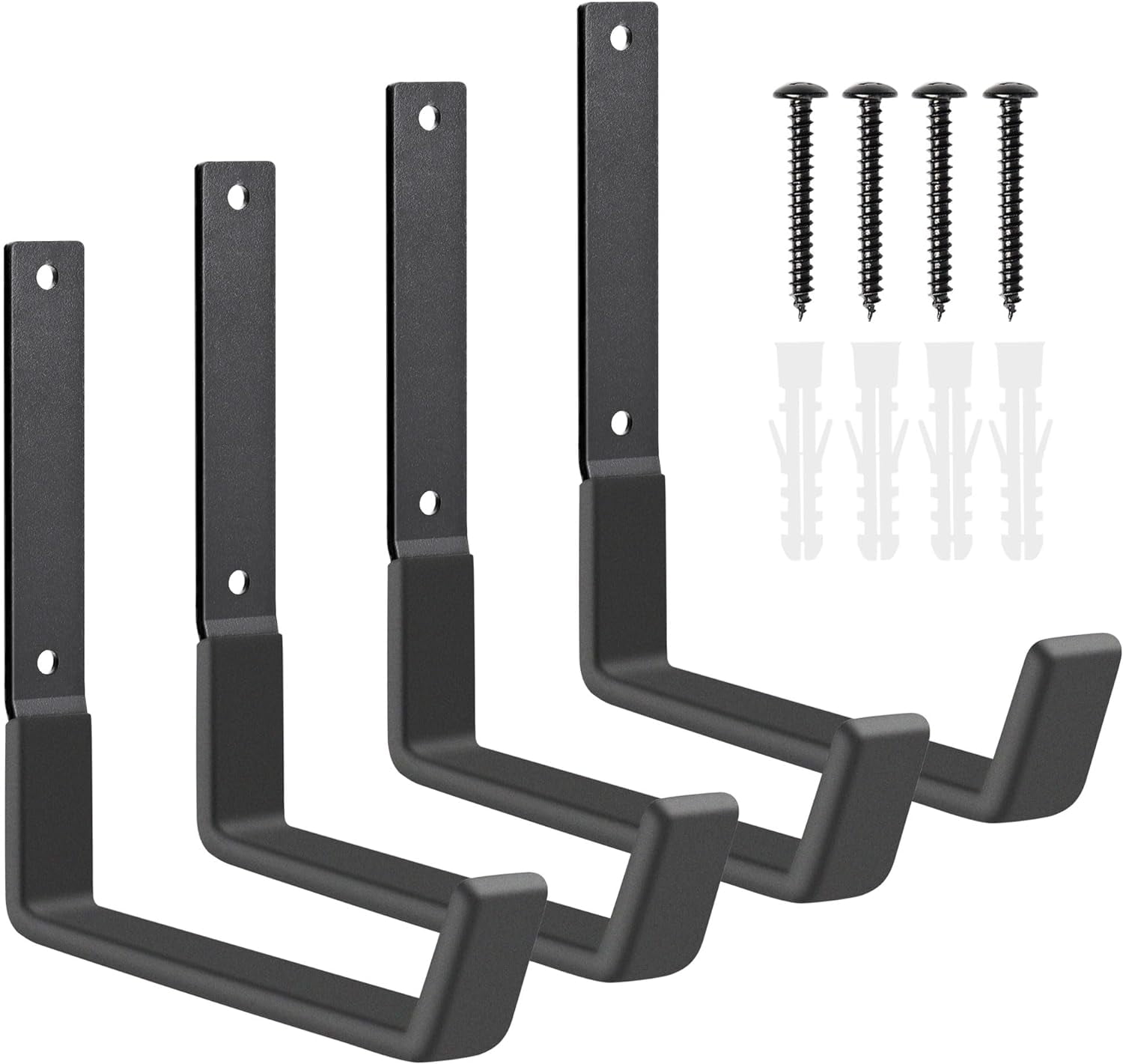 FREEAMG Heavy Duty Utility Hooks, Garage Storage Wall Mount Steel Hooks ...