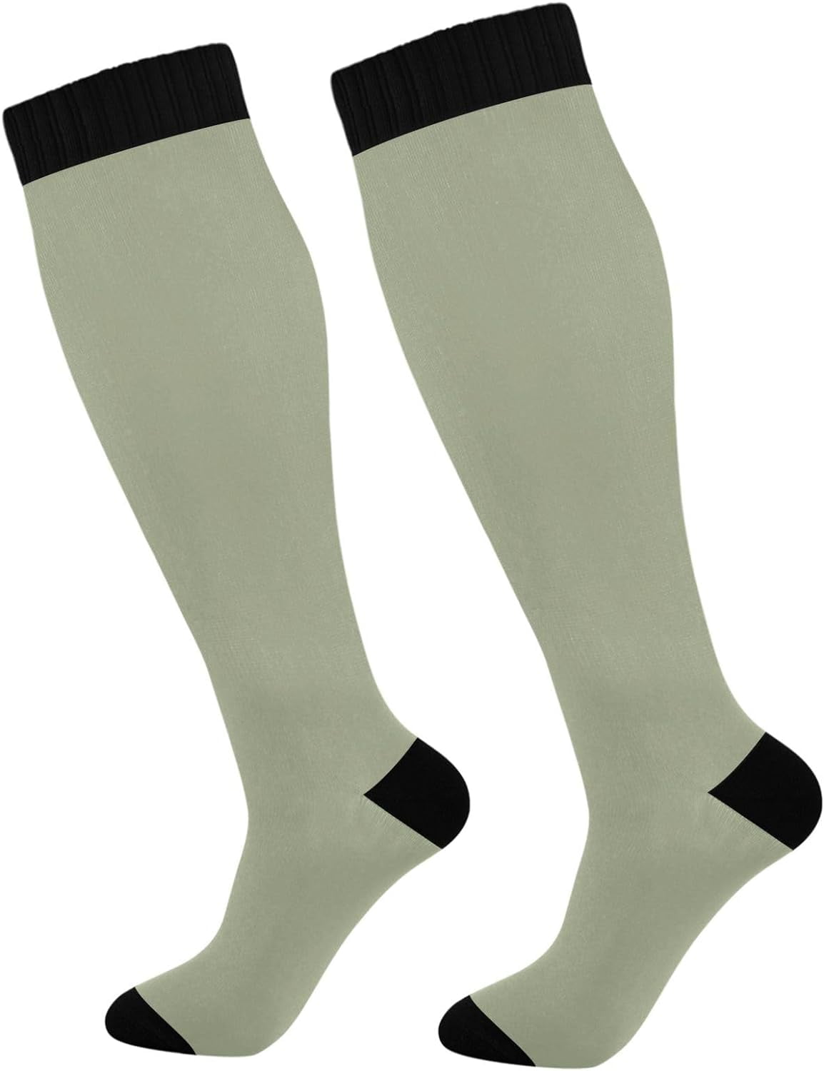 FREEAMG High Elasticity Compression Socks, High Knee Socks Adult ...