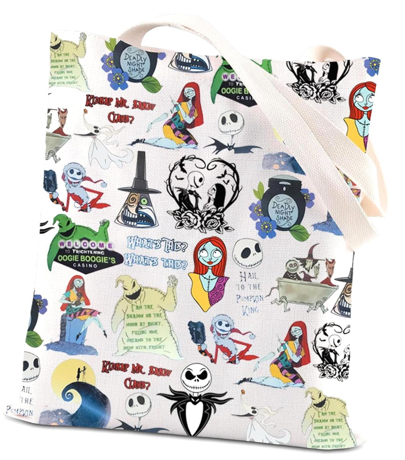 FREEAMG Horror Film Inspired Phantom Enthusiast Tote Skull Merch Jack ...