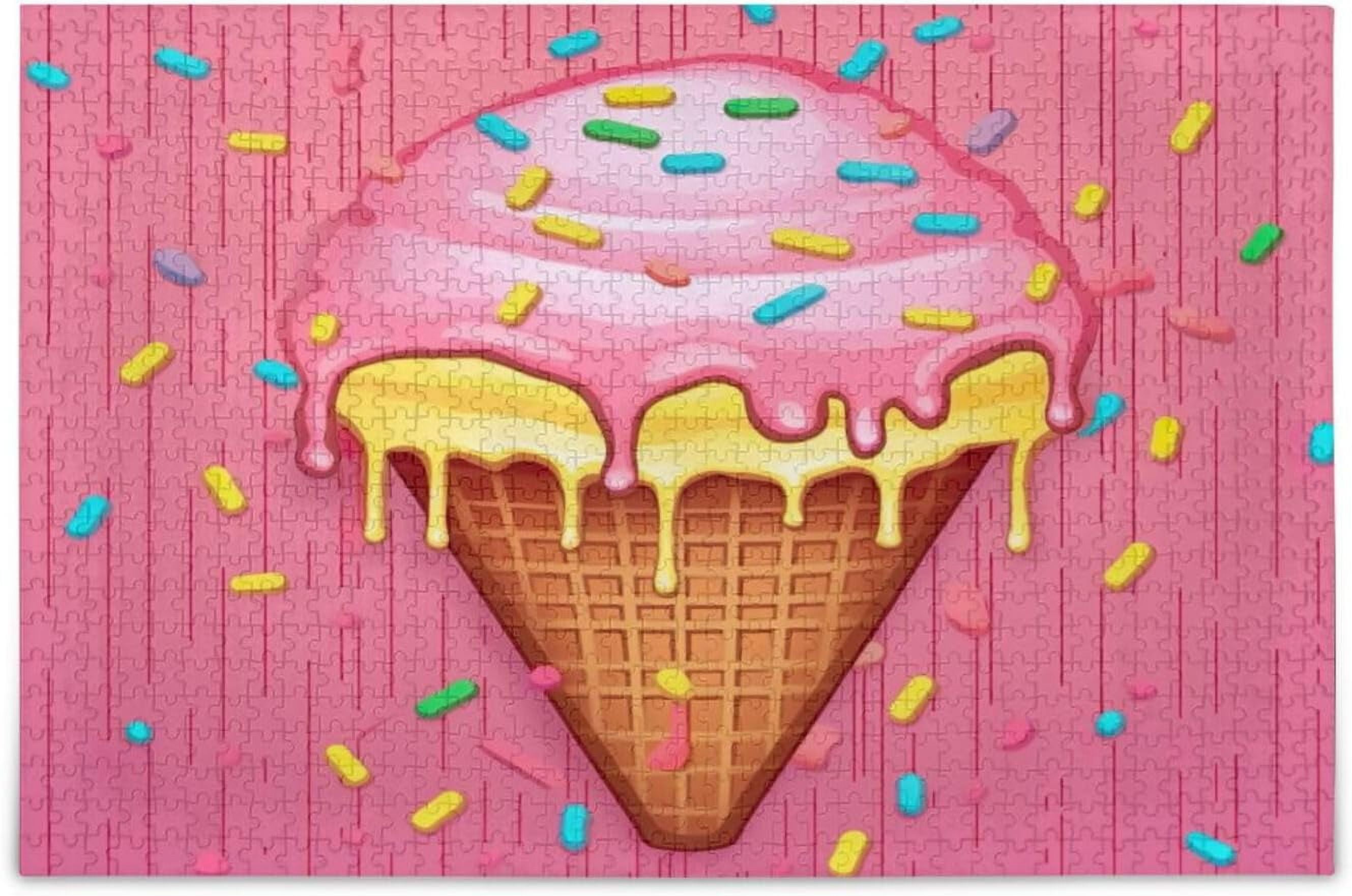 FREEAMG Ice Cream Jigsaw Puzzles for Adults 1000 Piece, Puzzles for ...