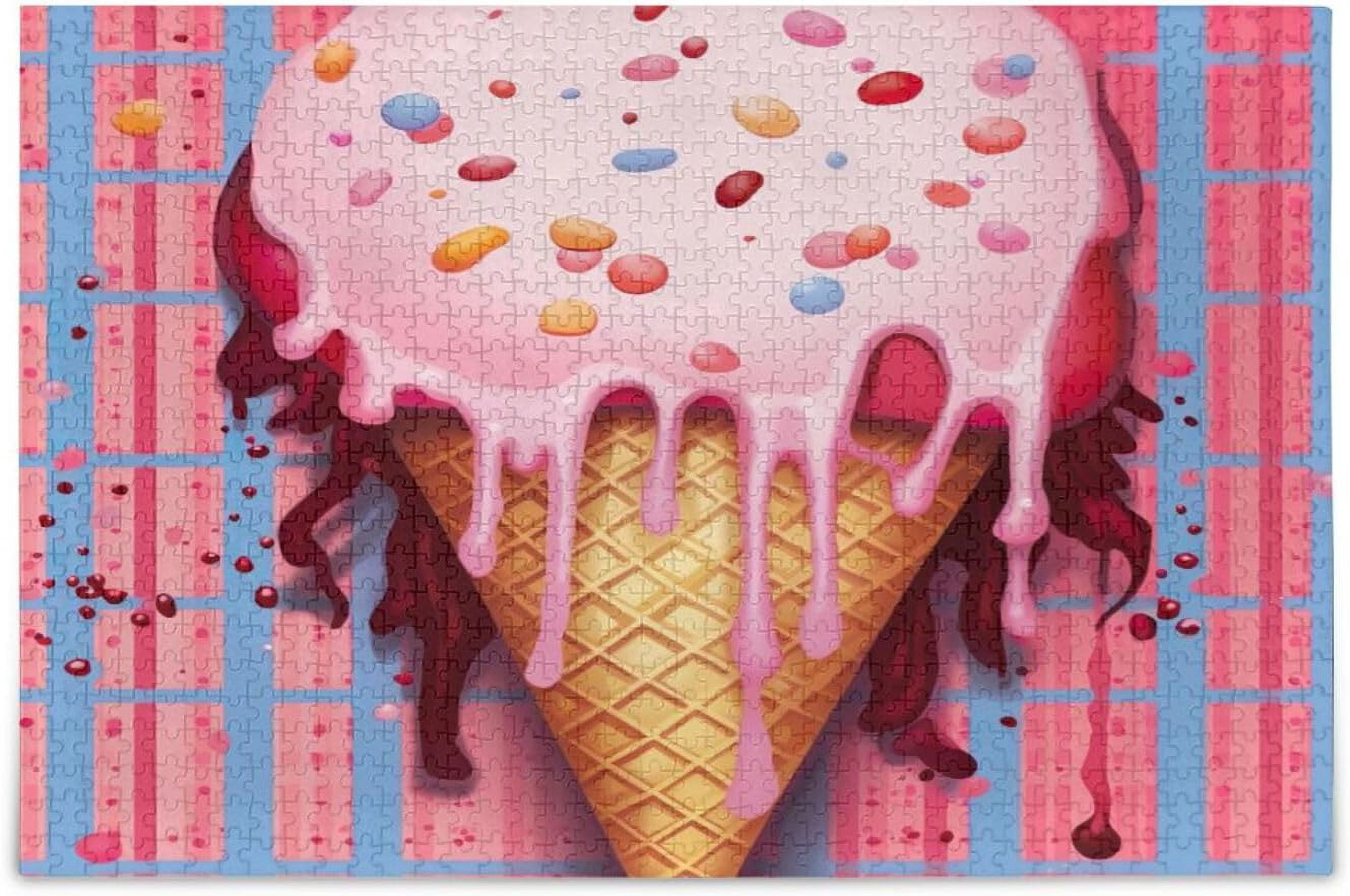 FREEAMG Ice Cream Jigsaw Puzzles for Adults 1000 Piece, Puzzles for ...