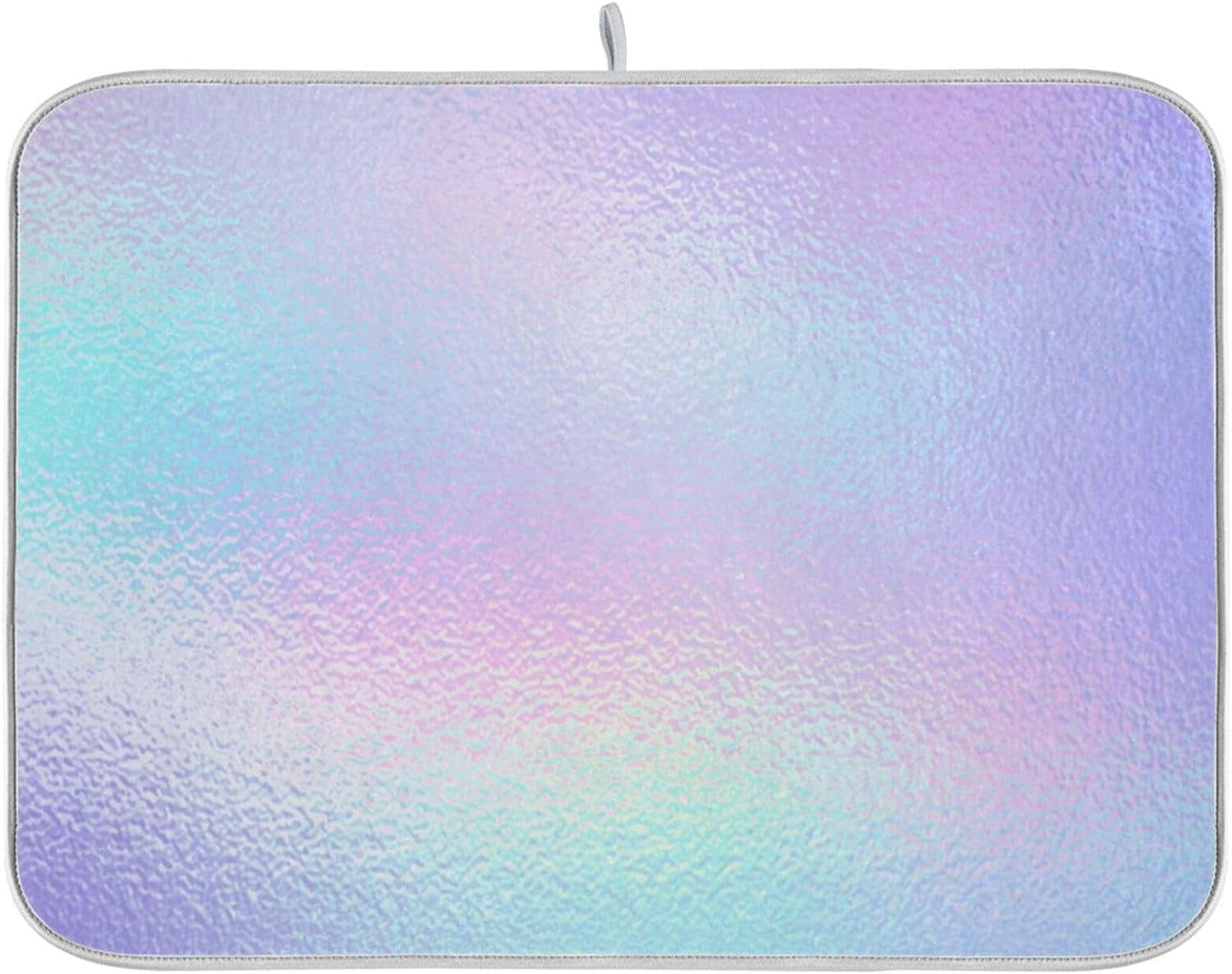 FREEAMG Iridescent Dish Drying Mat for Kitchen Counter,Super Quick ...