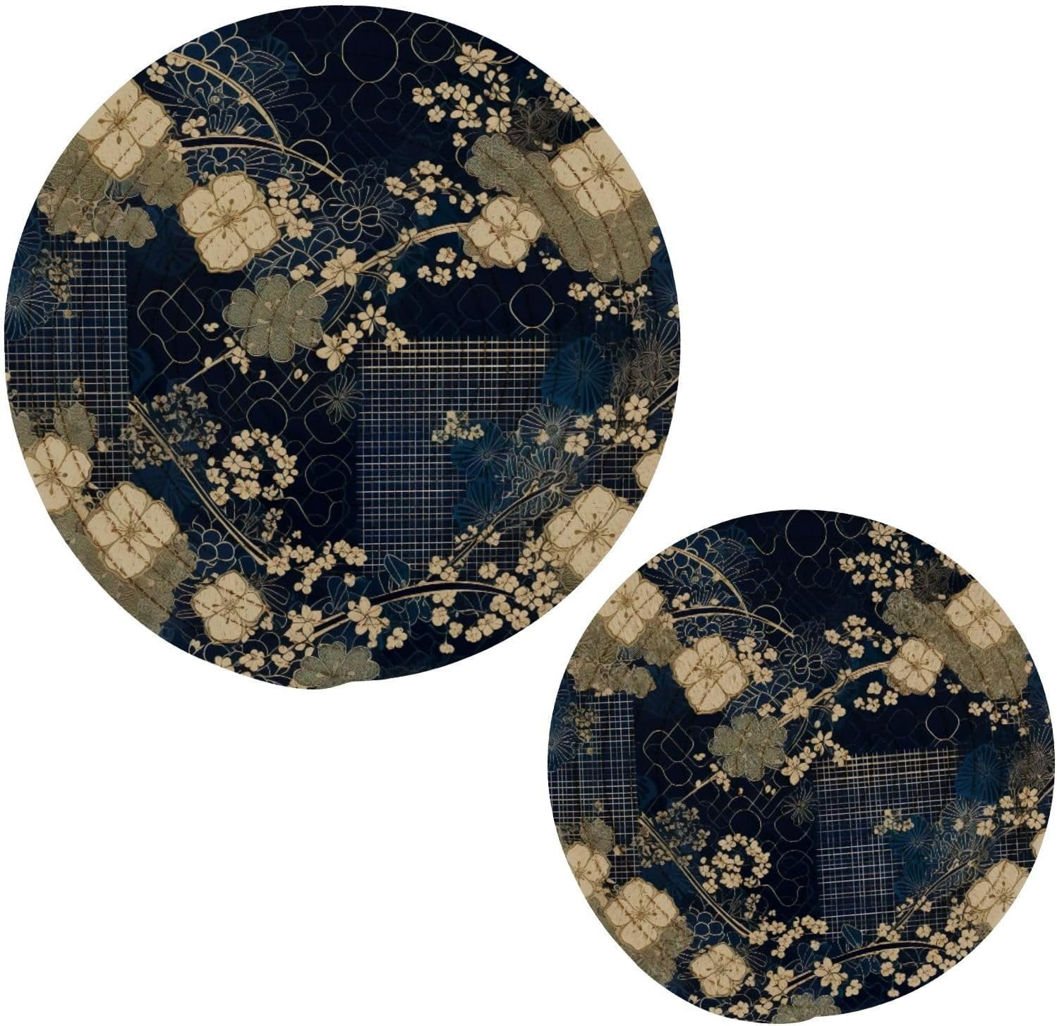 FREEAMG Japanese Print Trivets Pot Holders Set of 2 Decoration ...