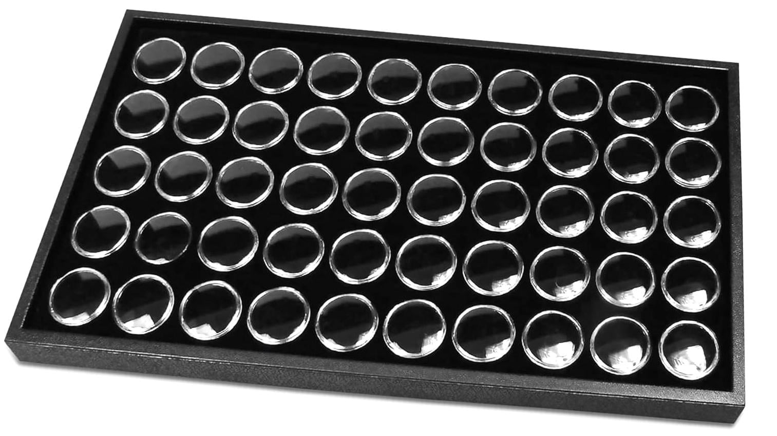 FREEAMG Jewelry Display Tray Black Wood 8.25 x 14.75 x 1 Large Jewelry ...