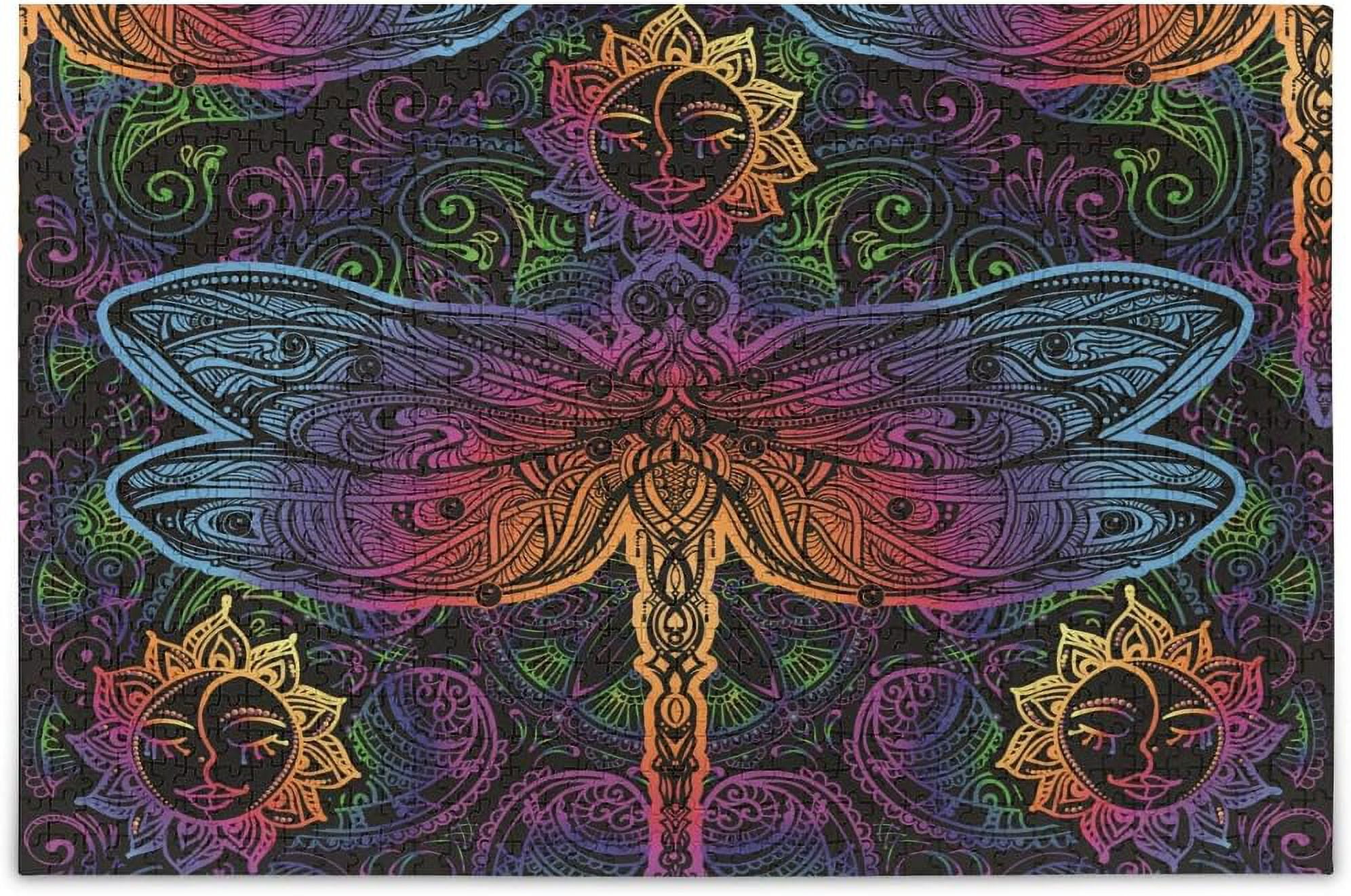 FREEAMG Jigsaw Puzzle 500 Piece for Adults Kids, Indian Mandalas ...