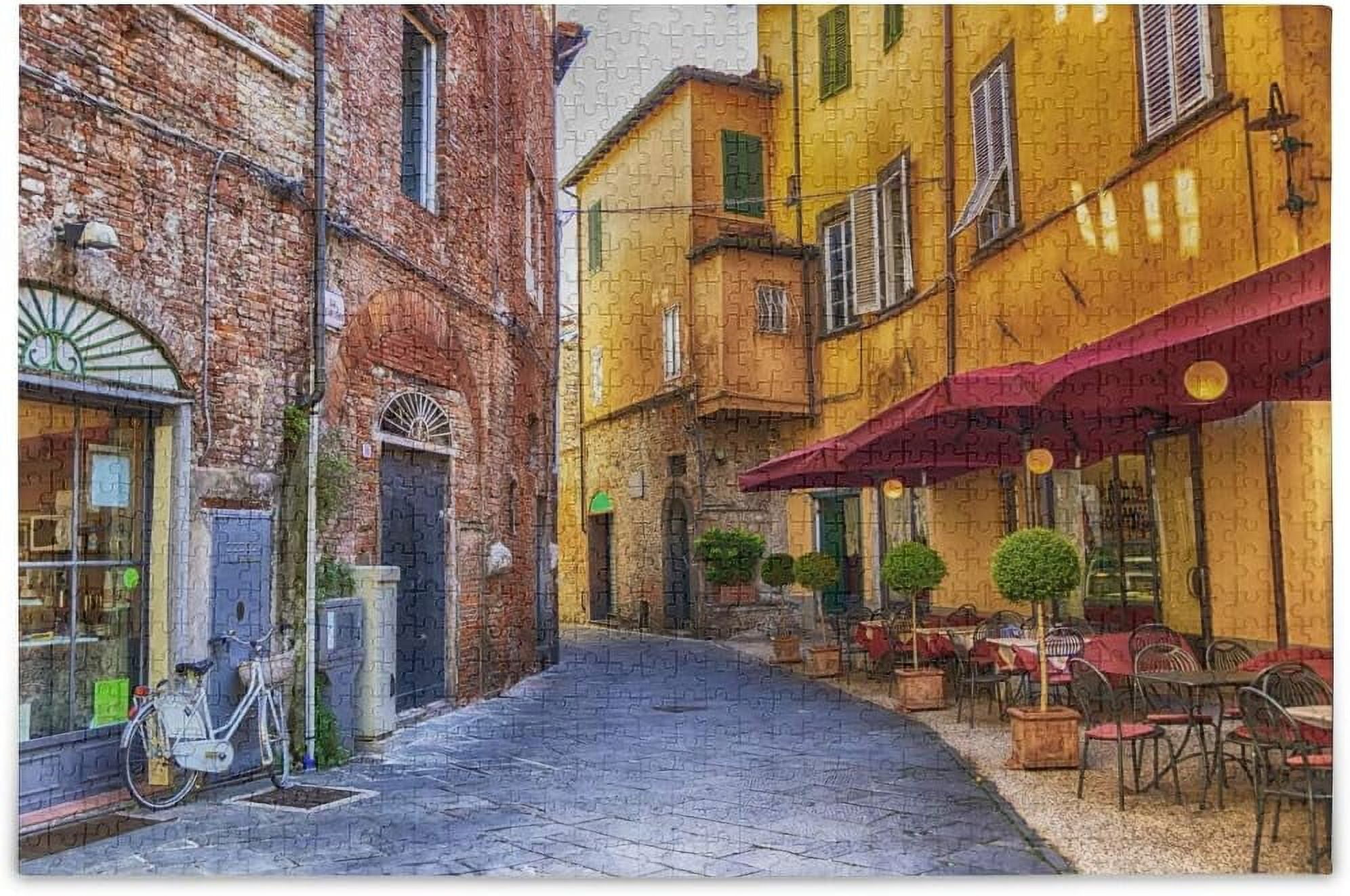 FREEAMG Jigsaw Puzzles for Adults 500 Pieces Old Lucca Italy Puzzle ...